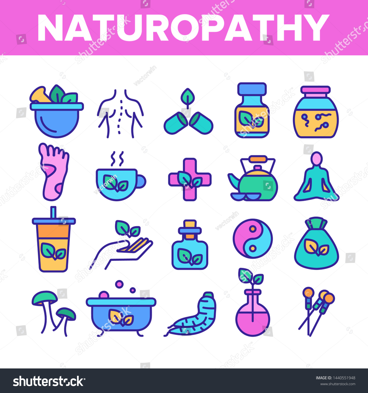 Naturopathy Therapy Vector Thin Line Icons Stock Vector (Royalty Free ... Naturopathy Therapy Vector Thin Line Icons Stock Vector (Royalty Free ...