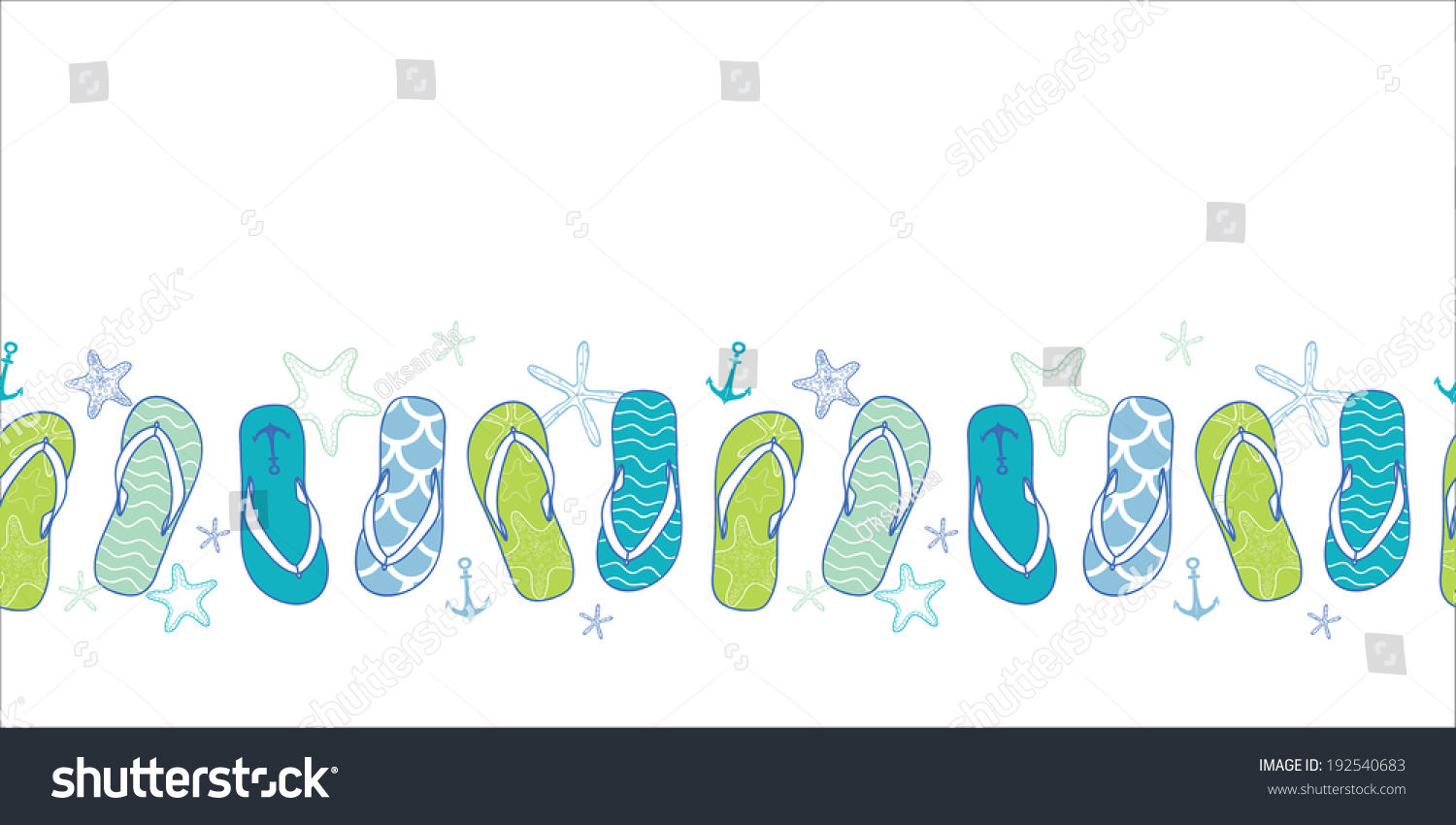 2,859 Flip flop border Images, Stock Photos & Vectors | Shutterstock