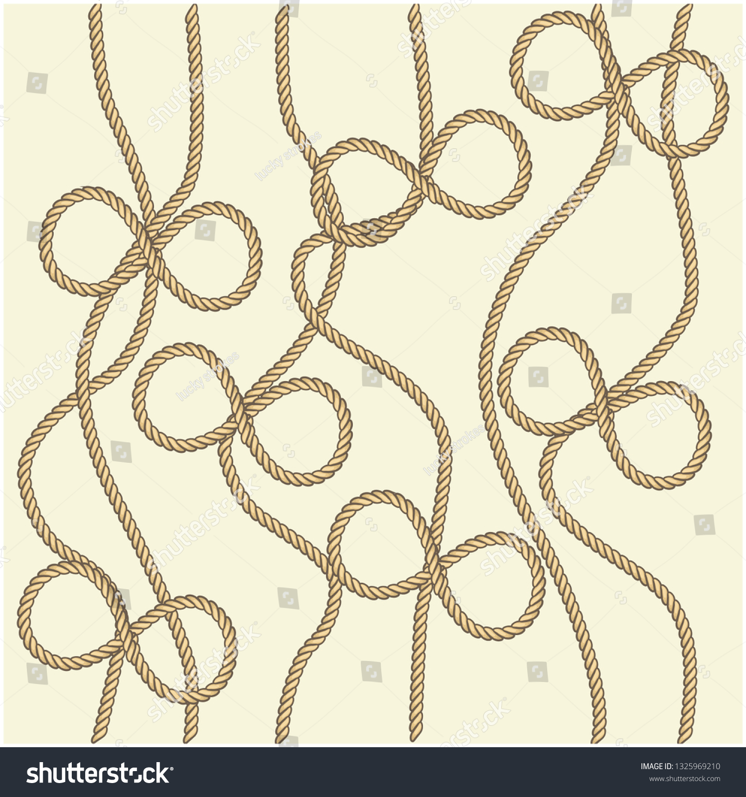 Nautical Rope Infinity Llustration Vector Stock Vector (Royalty Free ...