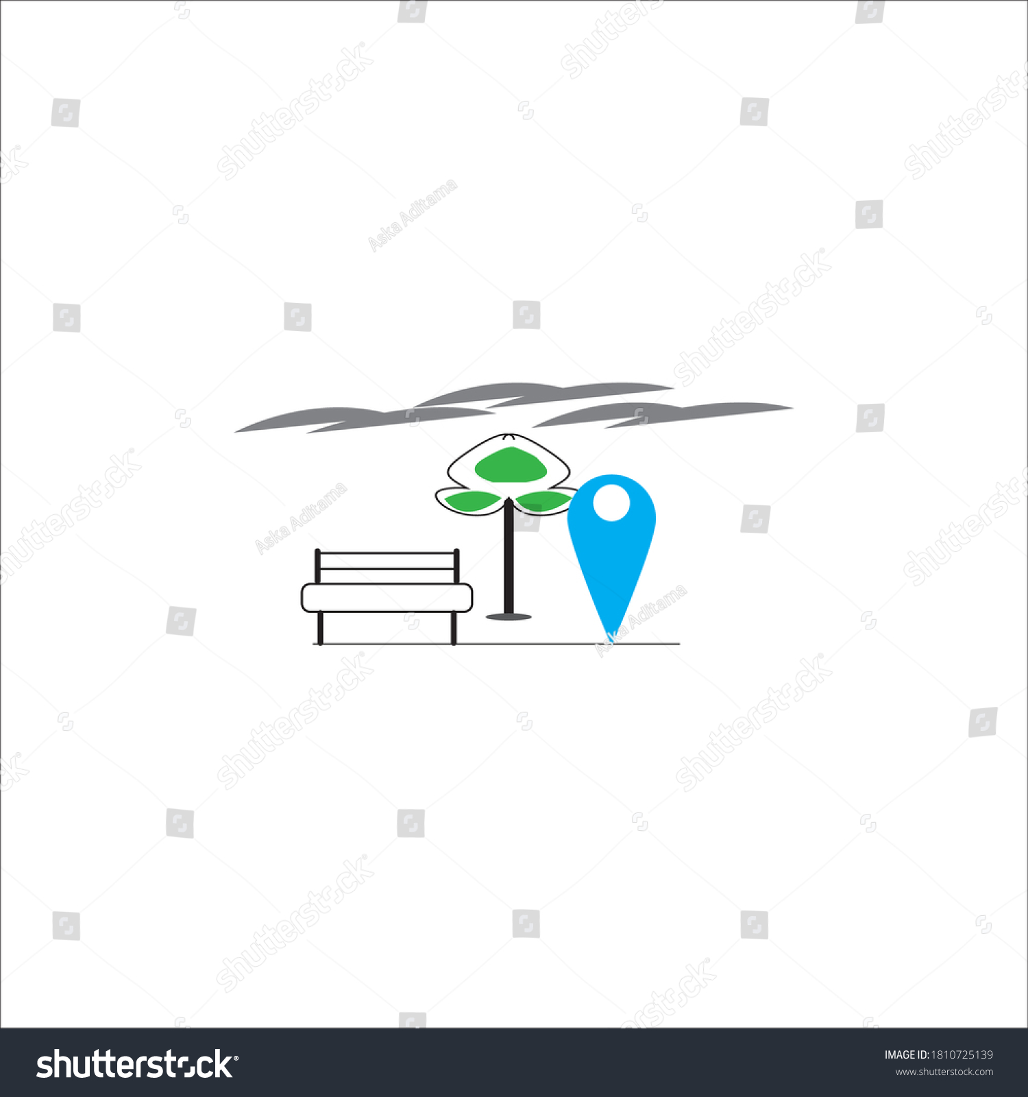 Navigation Icon Logo Vector Design Illustration Stock Vector (Royalty ...