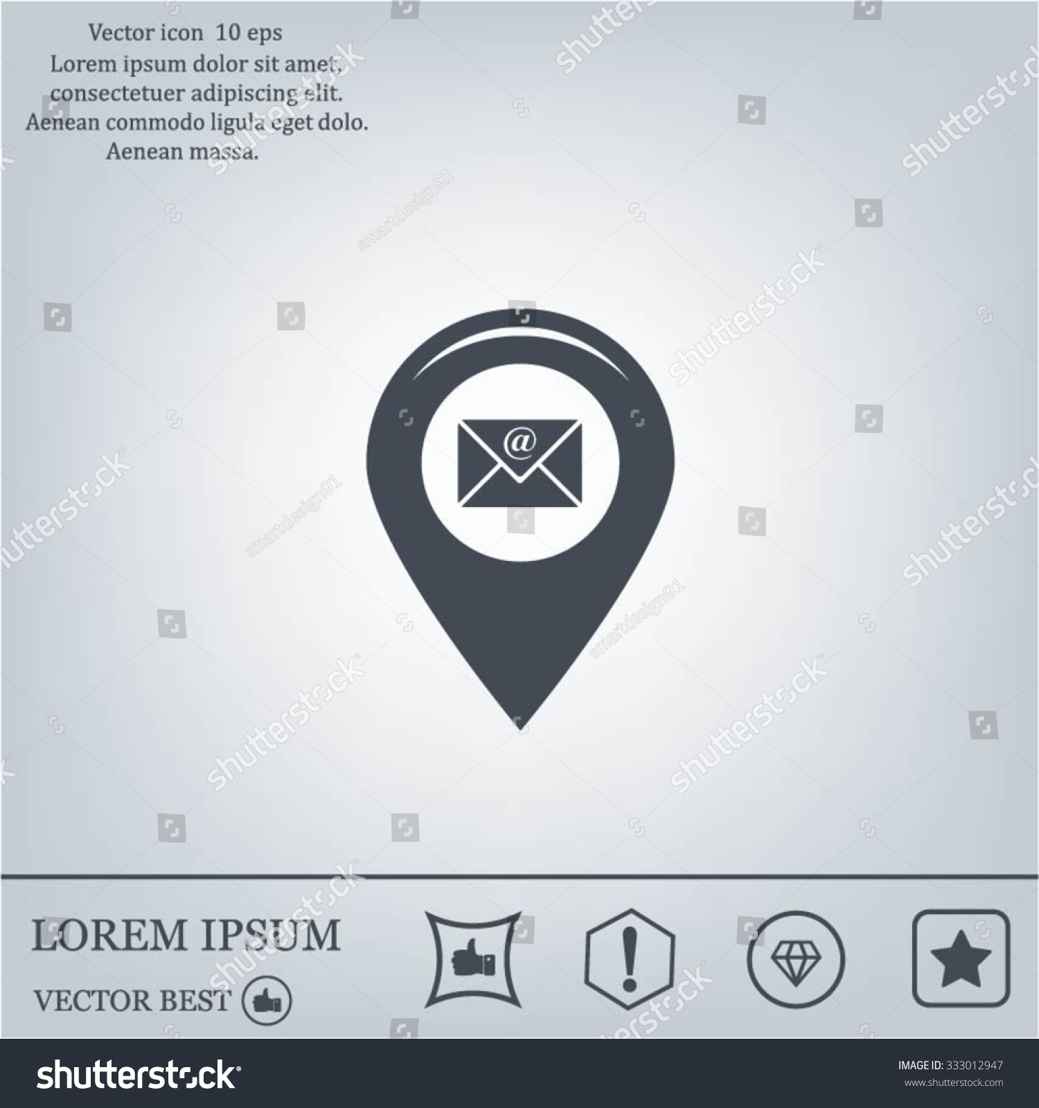 Navigator Guide Itinerary Icon Stock Vector (Royalty Free) 333012947