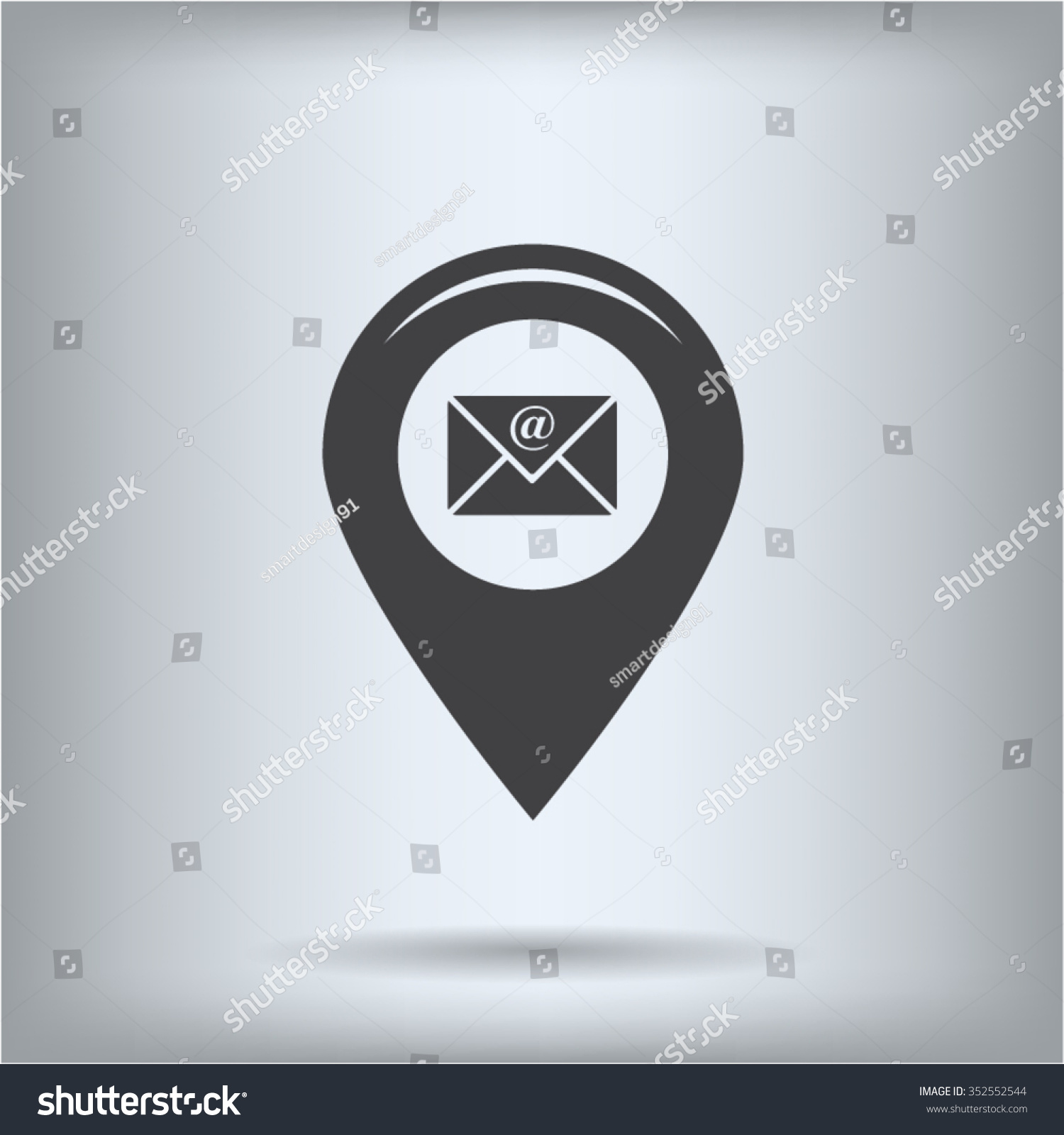 Navigator Guide Itinerary Icon Stock Vector (Royalty Free) 352552544 ...