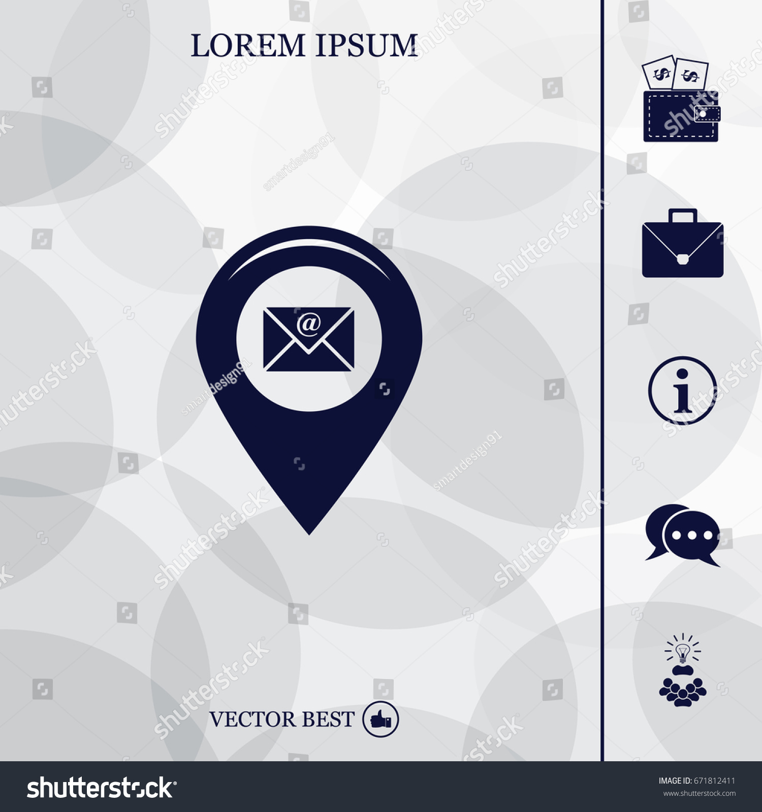 Navigator Guide Itinerary Icon Stock Vector (Royalty Free) 671812411 ...