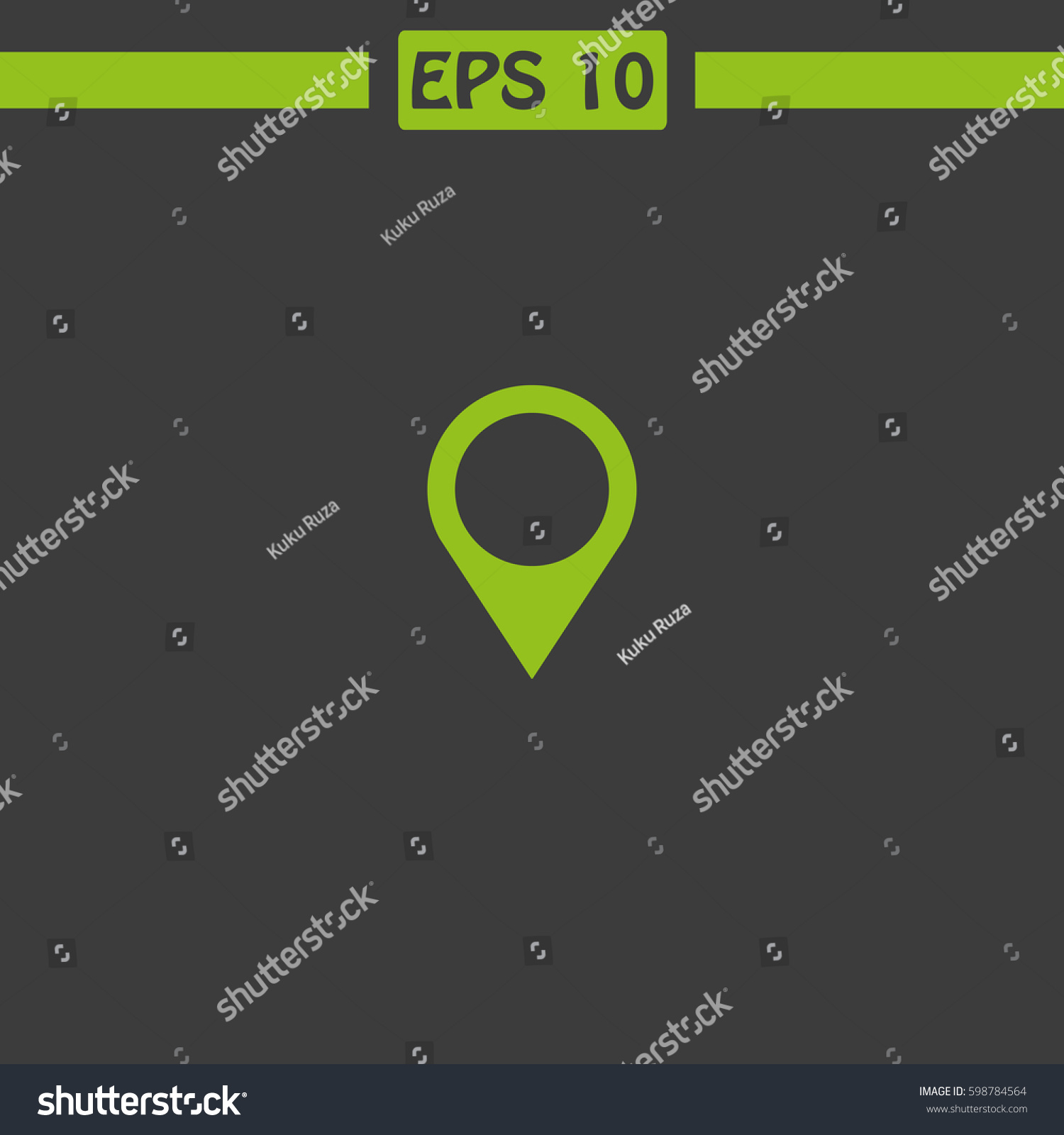 Navigator Guide Itinerary Vector Icon Stock Vector (Royalty Free ...