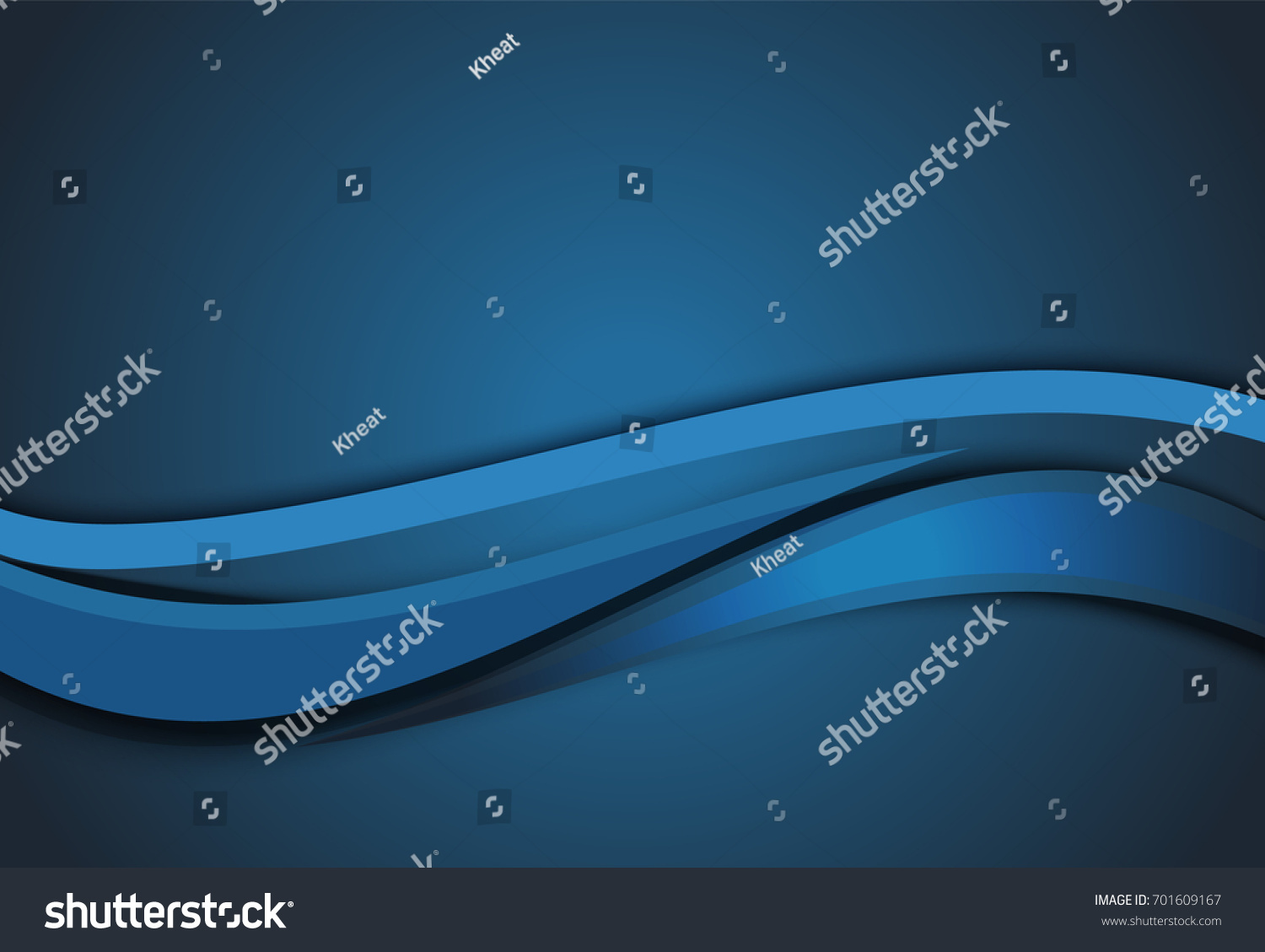 Navy Blue Gradient Curve Background Material Stock Vector (Royalty Free ...