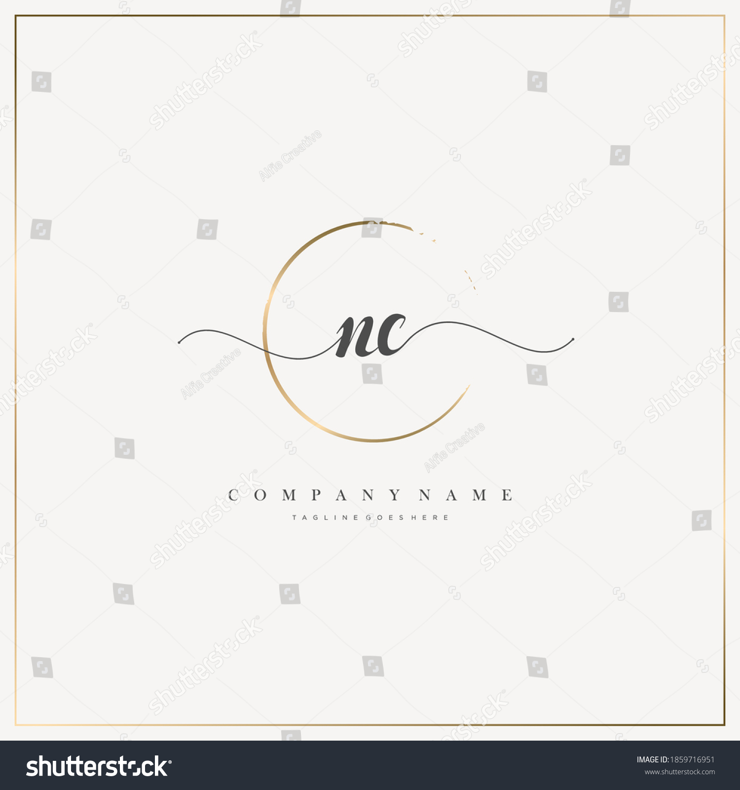 Nc Initial Letter Handwriting Logo Hand Stock Vector (Royalty Free ... Nc Initial Letter Handwriting Logo Hand Stock Vector (Royalty Free ...