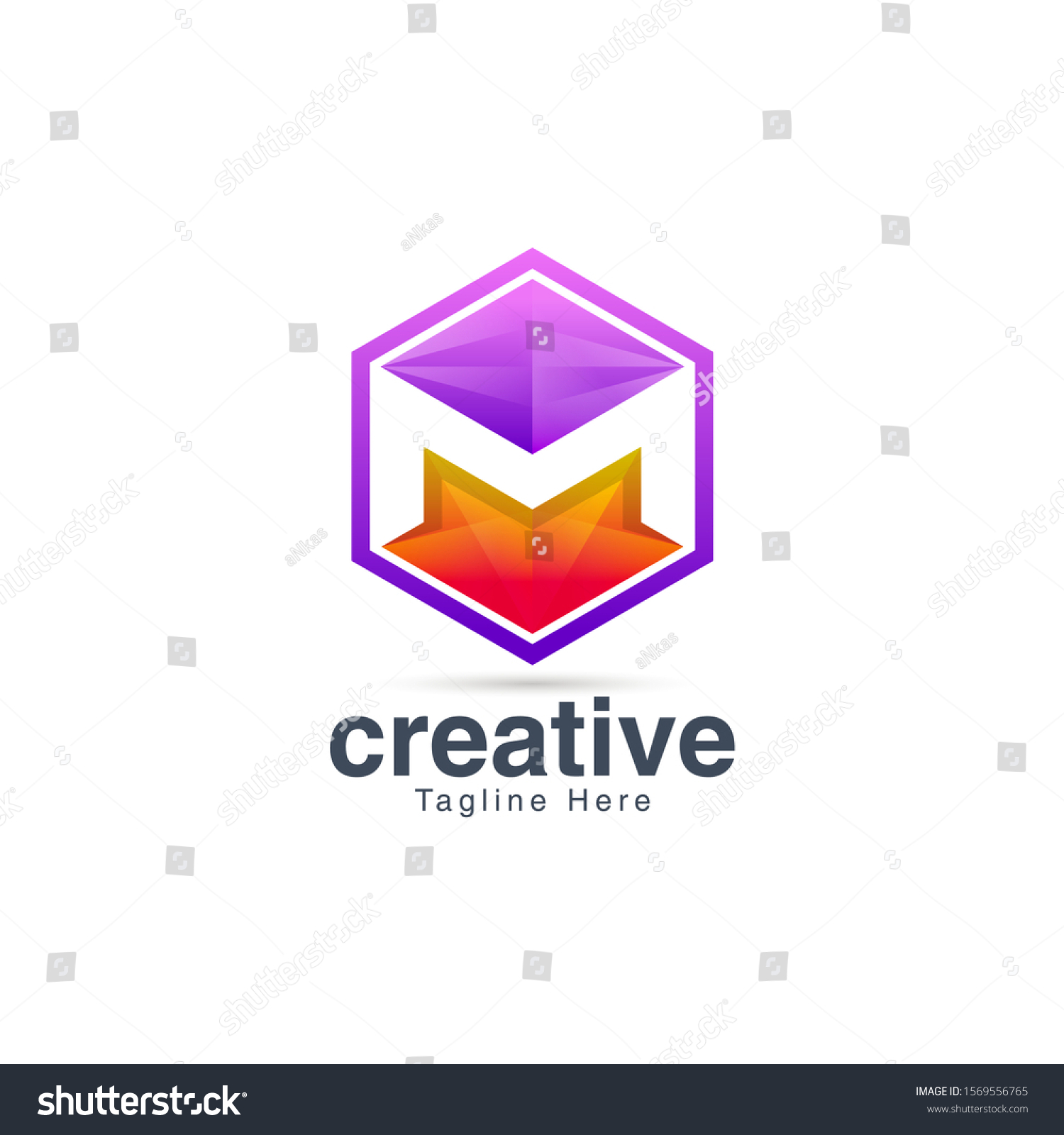 Negative Space Letter M Logo Vector: เวกเตอร์สต็อก (ปลอดค่าลิขสิทธิ์ ...