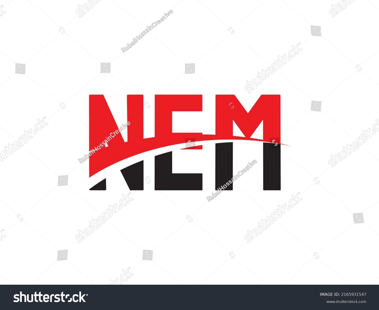 1 Alphabet letters monogram nem Images, Stock Photos & Vectors ...