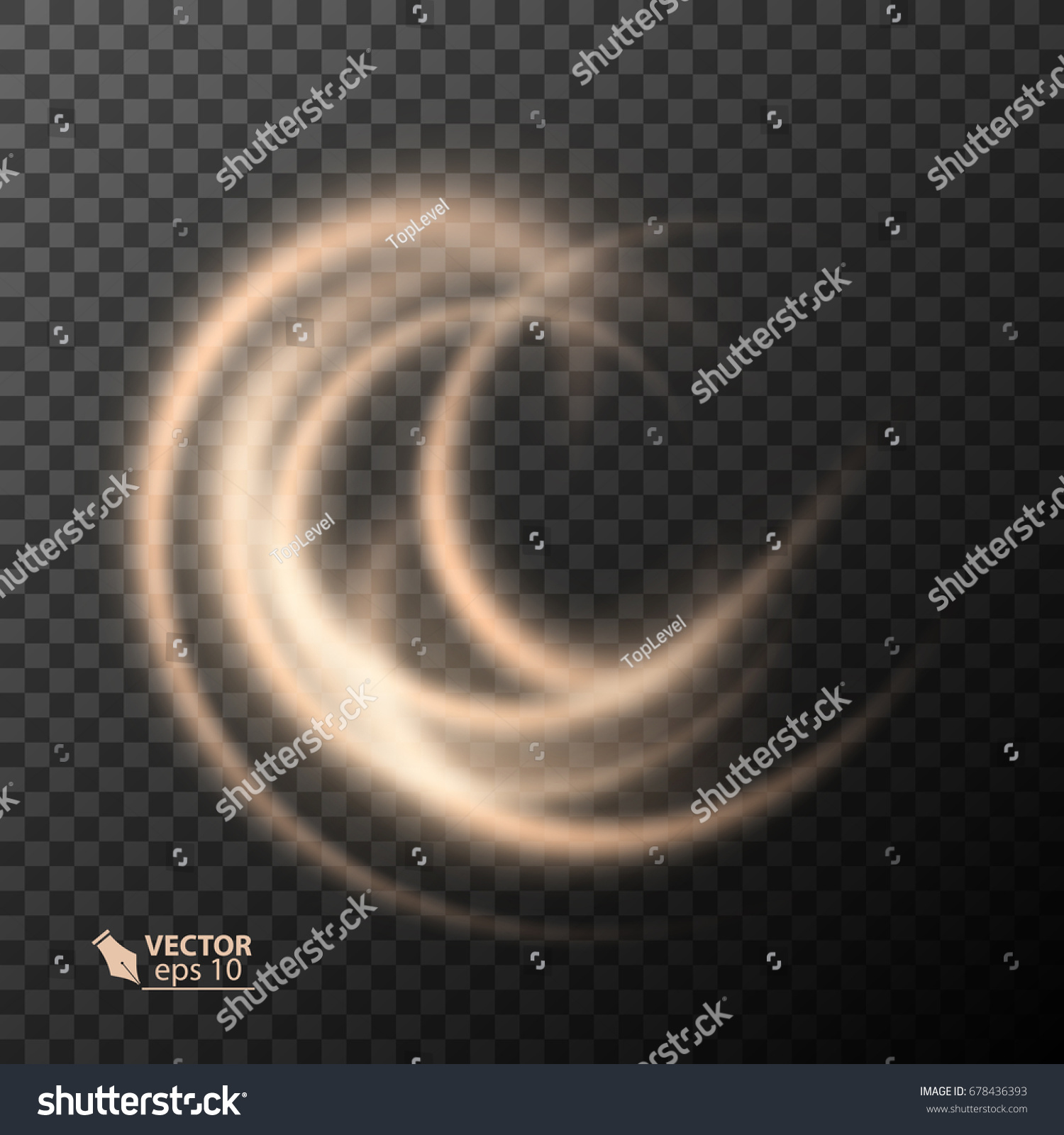 Neon Lights On Transparent Background Vector Stock Vector (Royalty Free ...