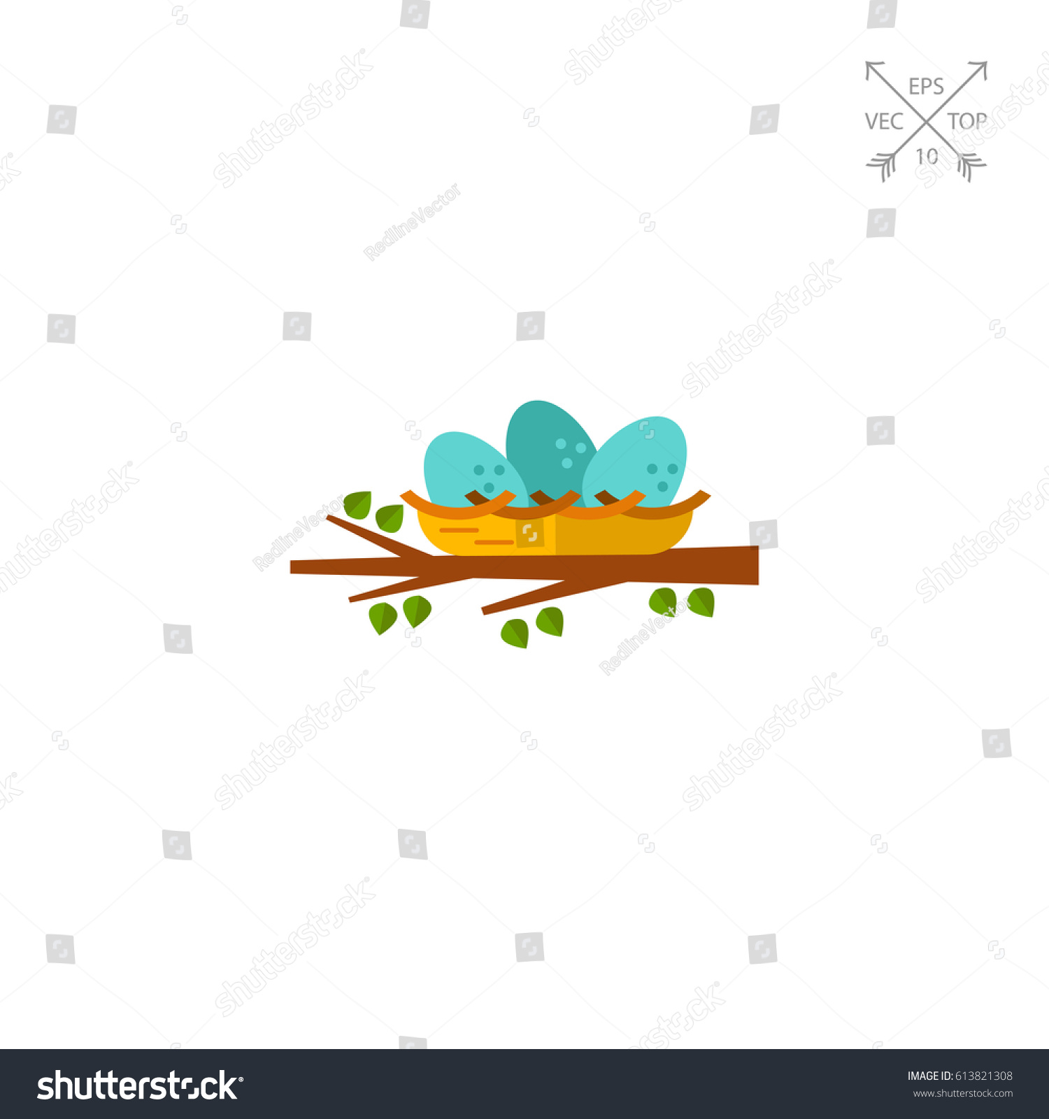 6,512 Bird nest flat Stock Illustrations, Images & Vectors | Shutterstock