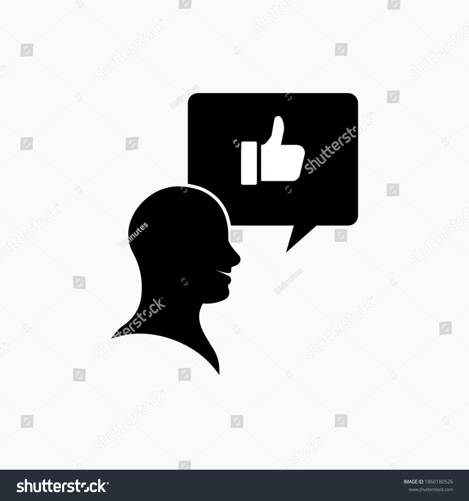 Netizen Icon Like Symbol Vector Logo Stock Vector (Royalty Free ...