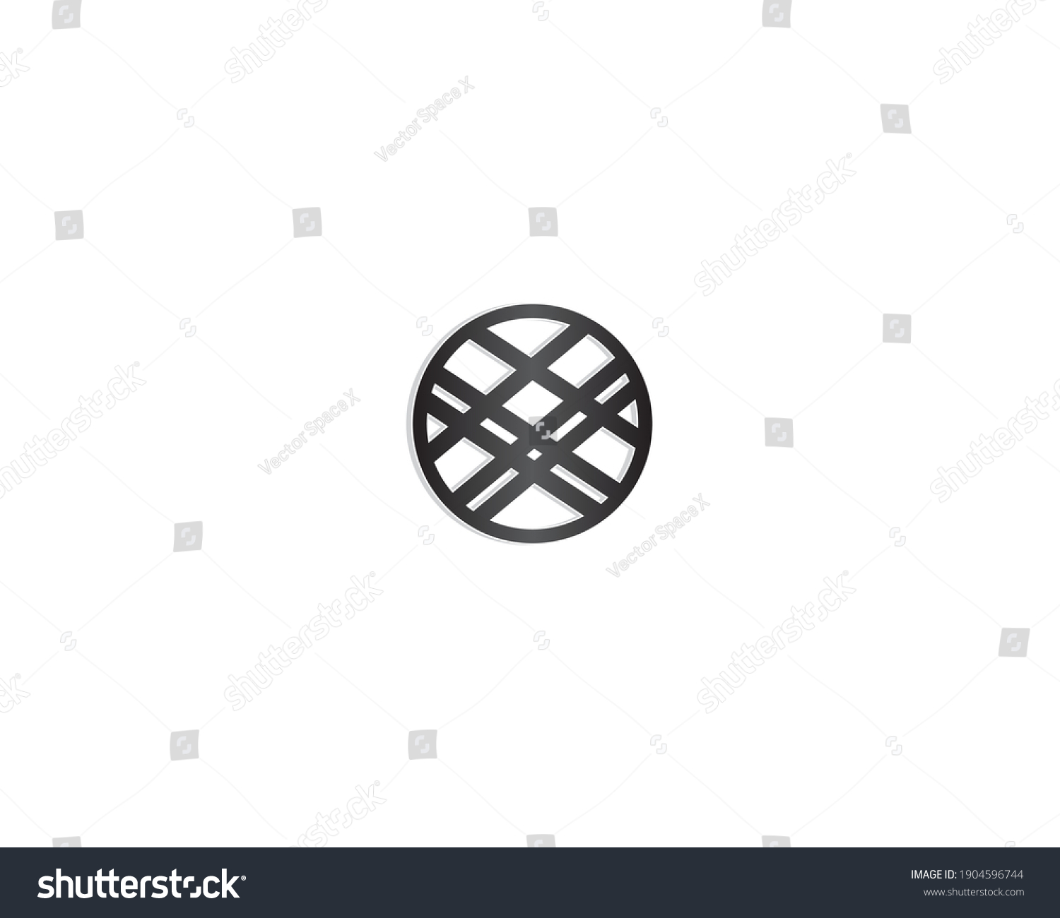 Nets Line Circle Concept Logo Design Stock Vector (Royalty Free ...