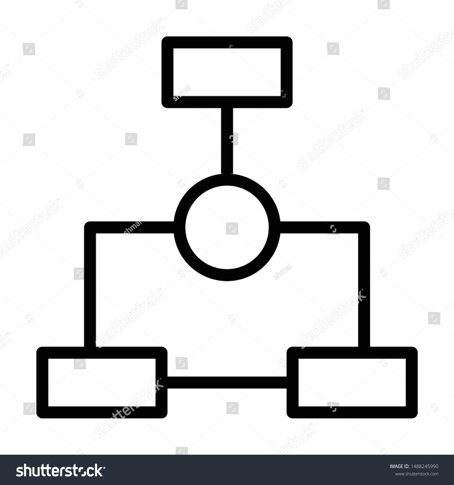 Network Connection Hierarchy Management Information 스톡 벡터(로열티 프리 ...