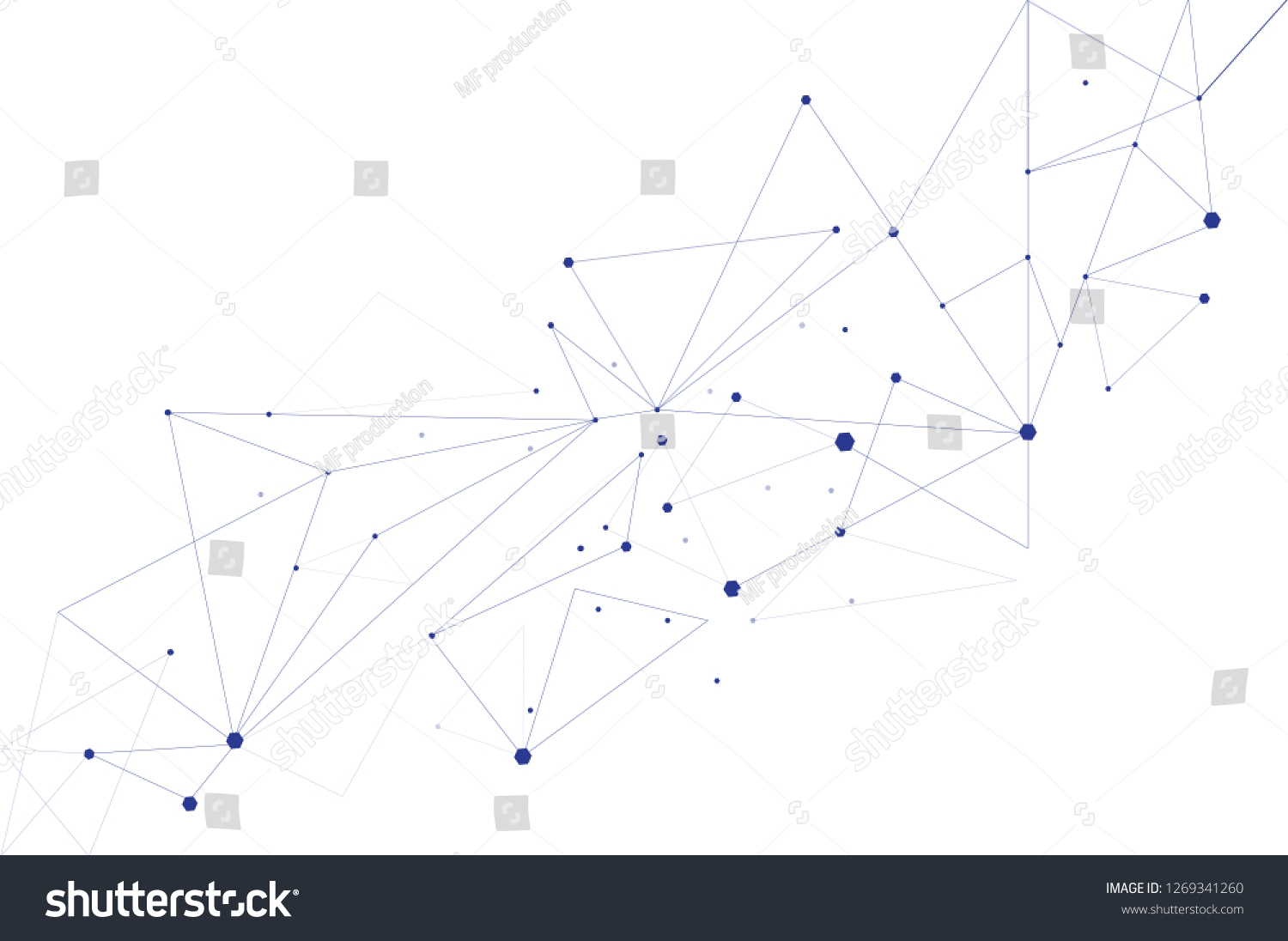 Network Connection Vector Isolated On White Stock Vector (Royalty Free ...
