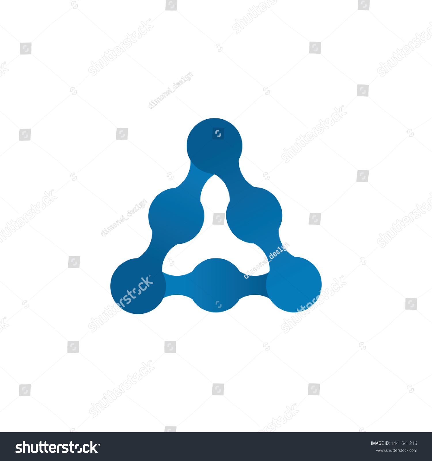 Network Icon Logo Design Vector Template: vector de stock (libre de ...