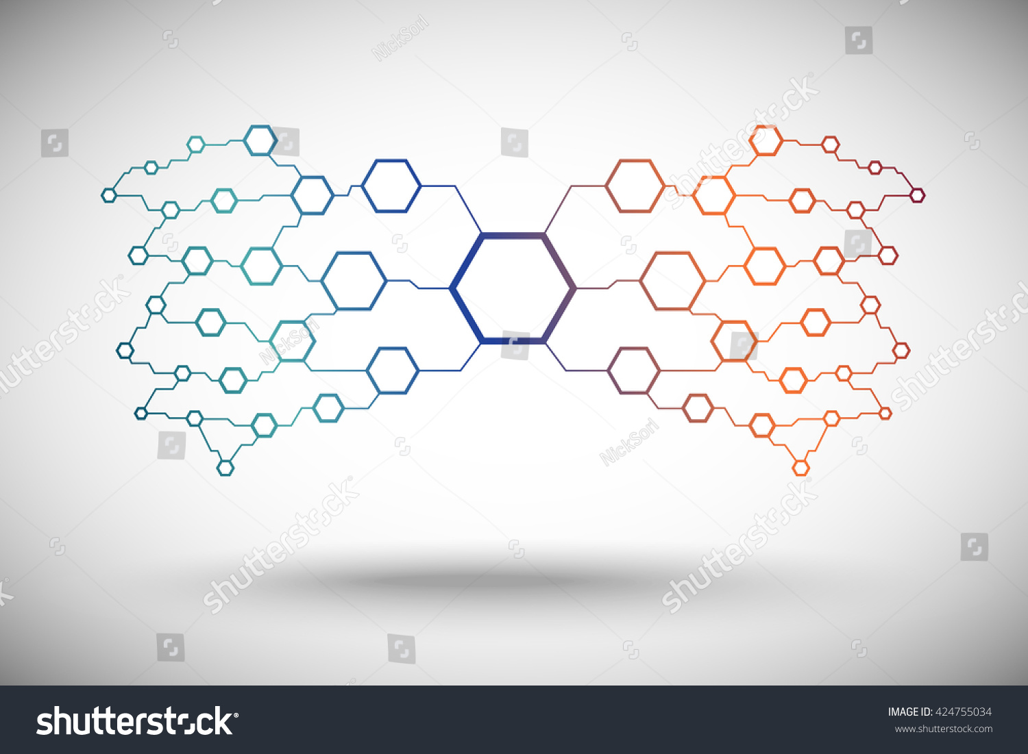 Network Cells Interconnected Vector Graphics: Vector có sẵn (miễn phí ...