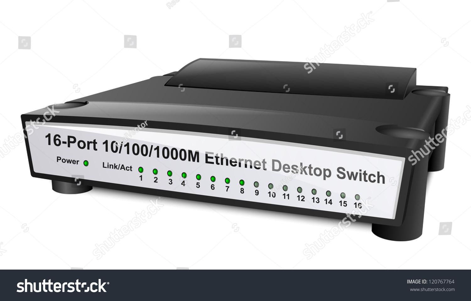 Network Switch Router Vector Illustration: vector de stock (libre de ...