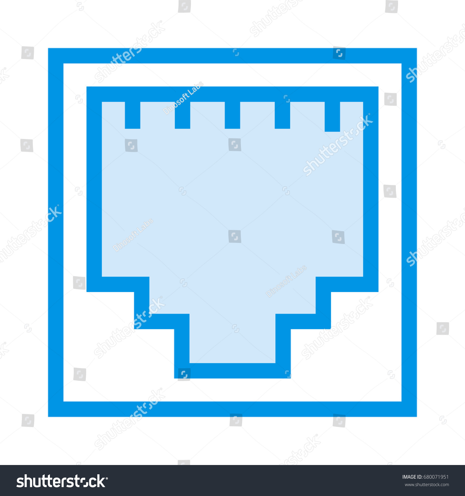 Networking Hub Icon Stock Vector (Royalty Free) 680071951 | Shutterstock