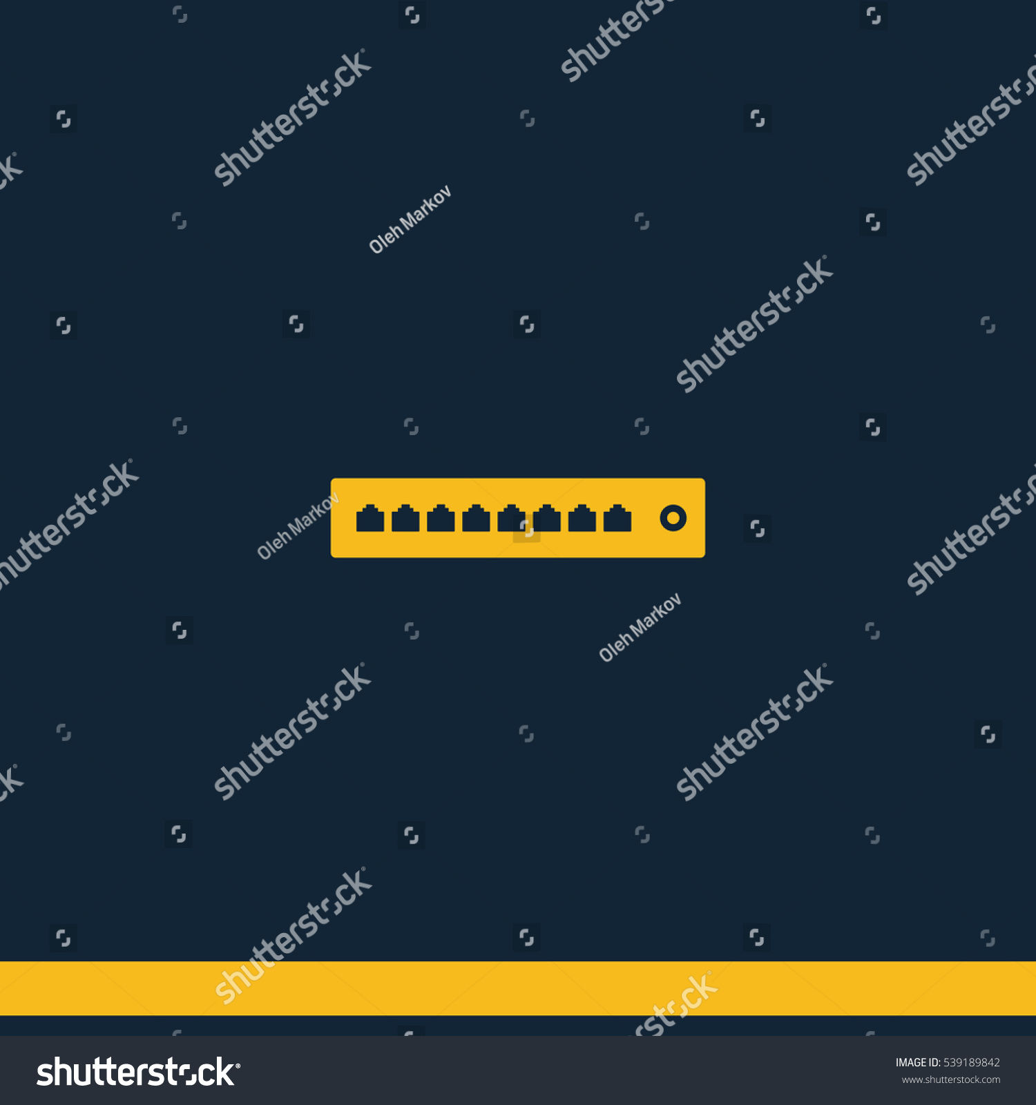 Networking Switch Router Icon Stock Vector (Royalty Free) 539189842