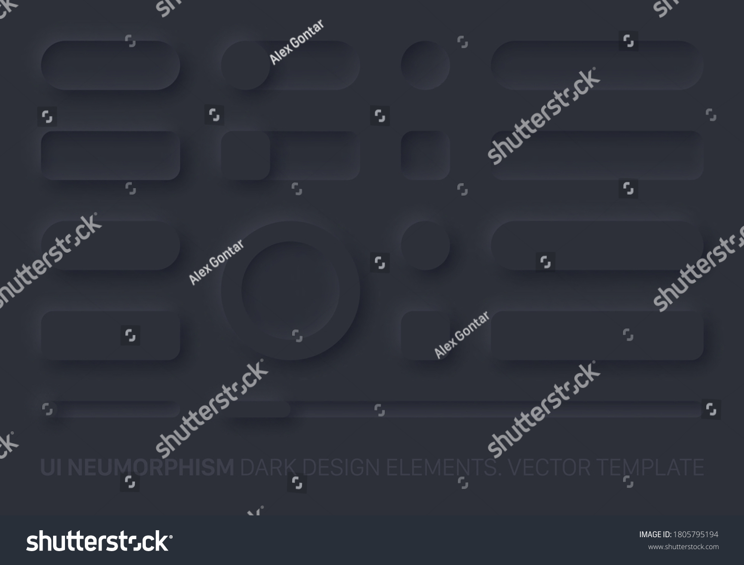Neumorphic Vector Ui Design Elements Set Stock Vector (Royalty Free ... Neumorphic Vector Ui Design Elements Set Stock Vector (Royalty Free ...
