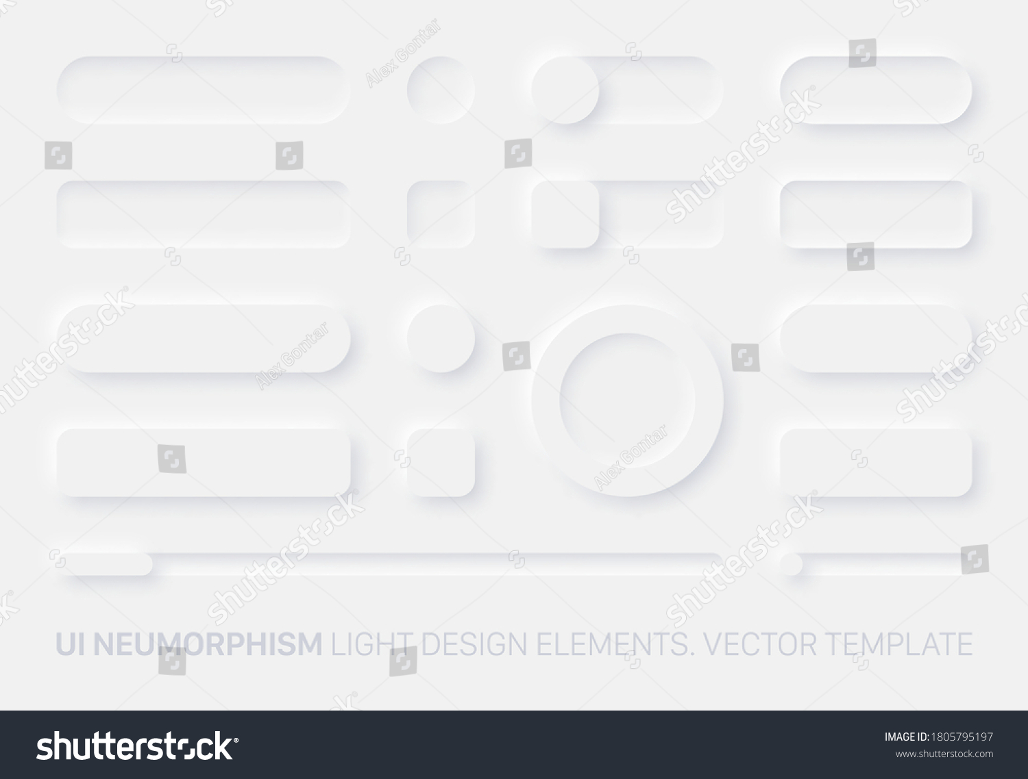 Neumorphic Vector Ui Design Elements Set Stock Vector (Royalty Free ... Neumorphic Vector Ui Design Elements Set Stock Vector (Royalty Free ...
