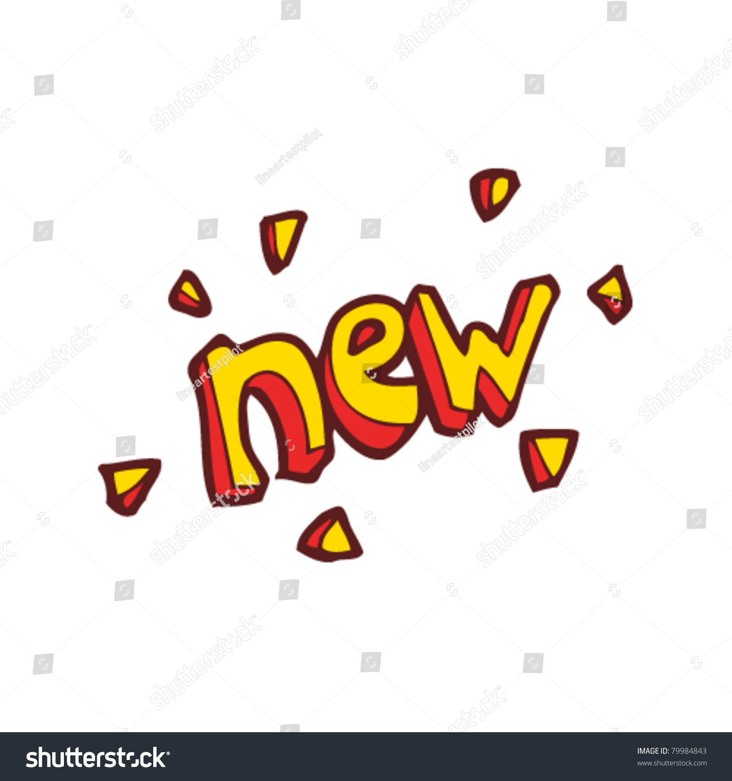 New Cartoon Stock Vector (Royalty Free) 79984843 | Shutterstock