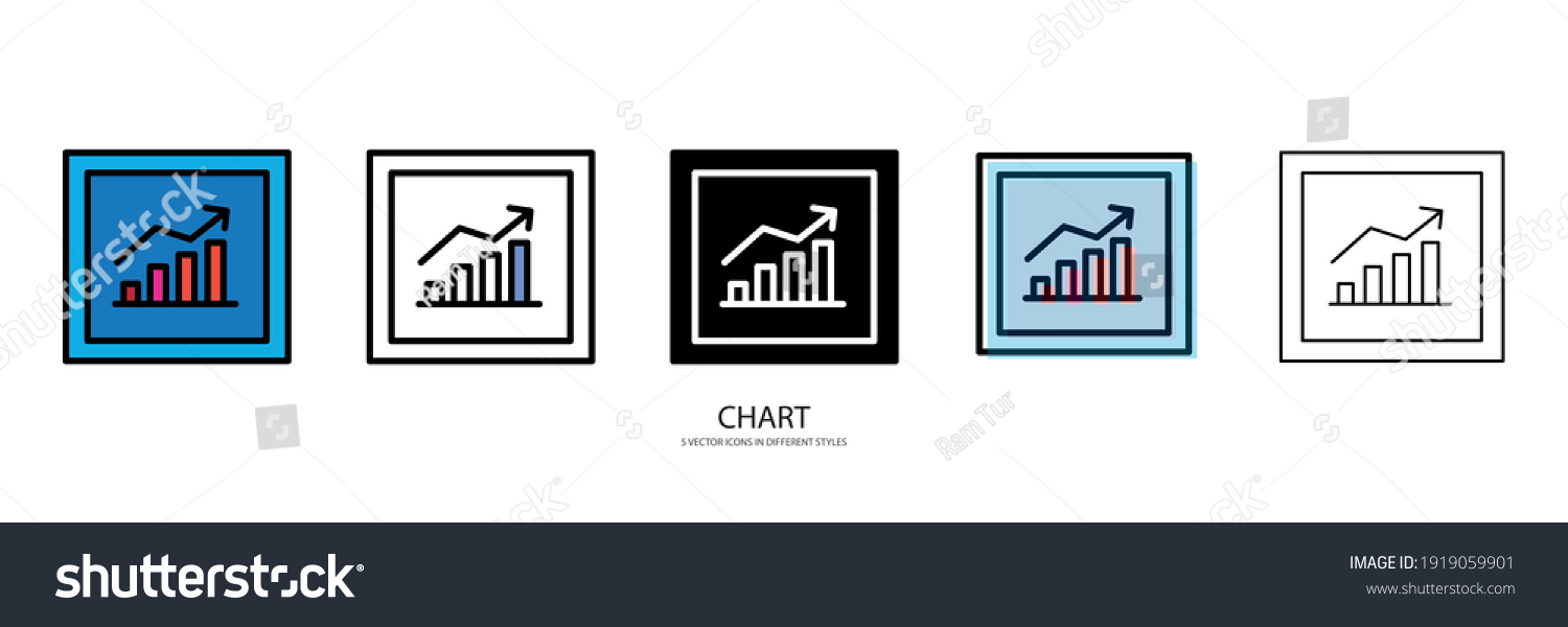 New Chart Vector Type Icon Stock Vector (Royalty Free) 1919059901 ...