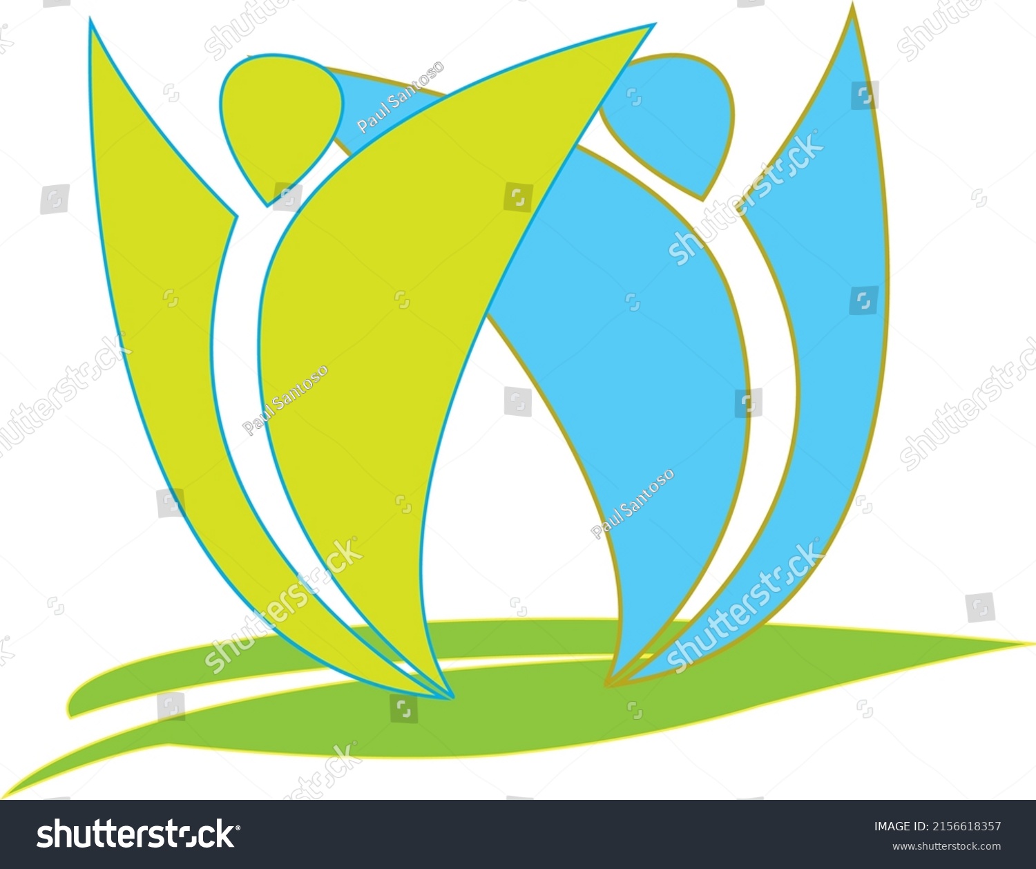 New Collaborative Health Vector Logo Stock Vector (Royalty Free ...