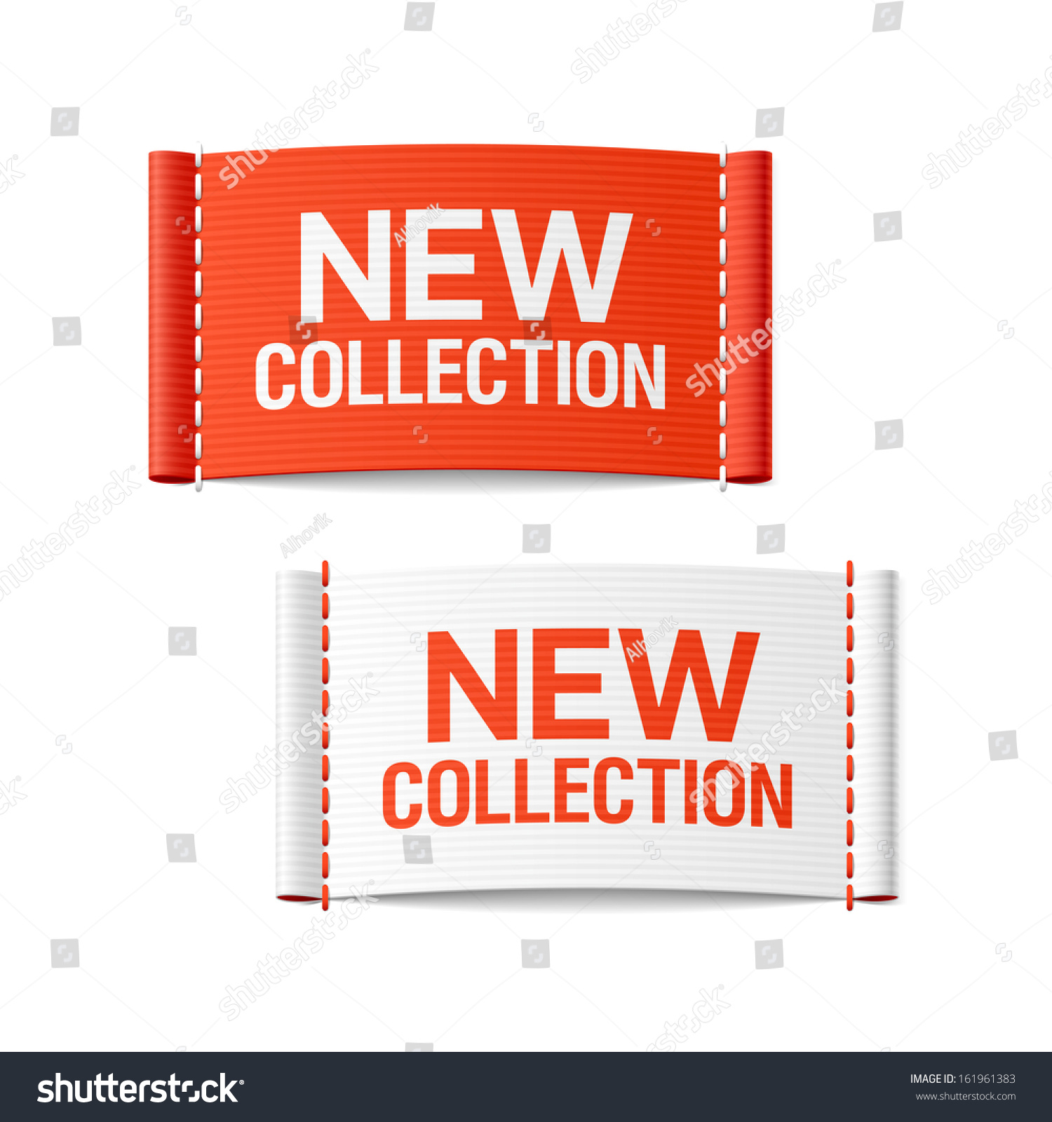 New Collection Clothing Labels Vector Stock Vector 161961383 - Shutterstock