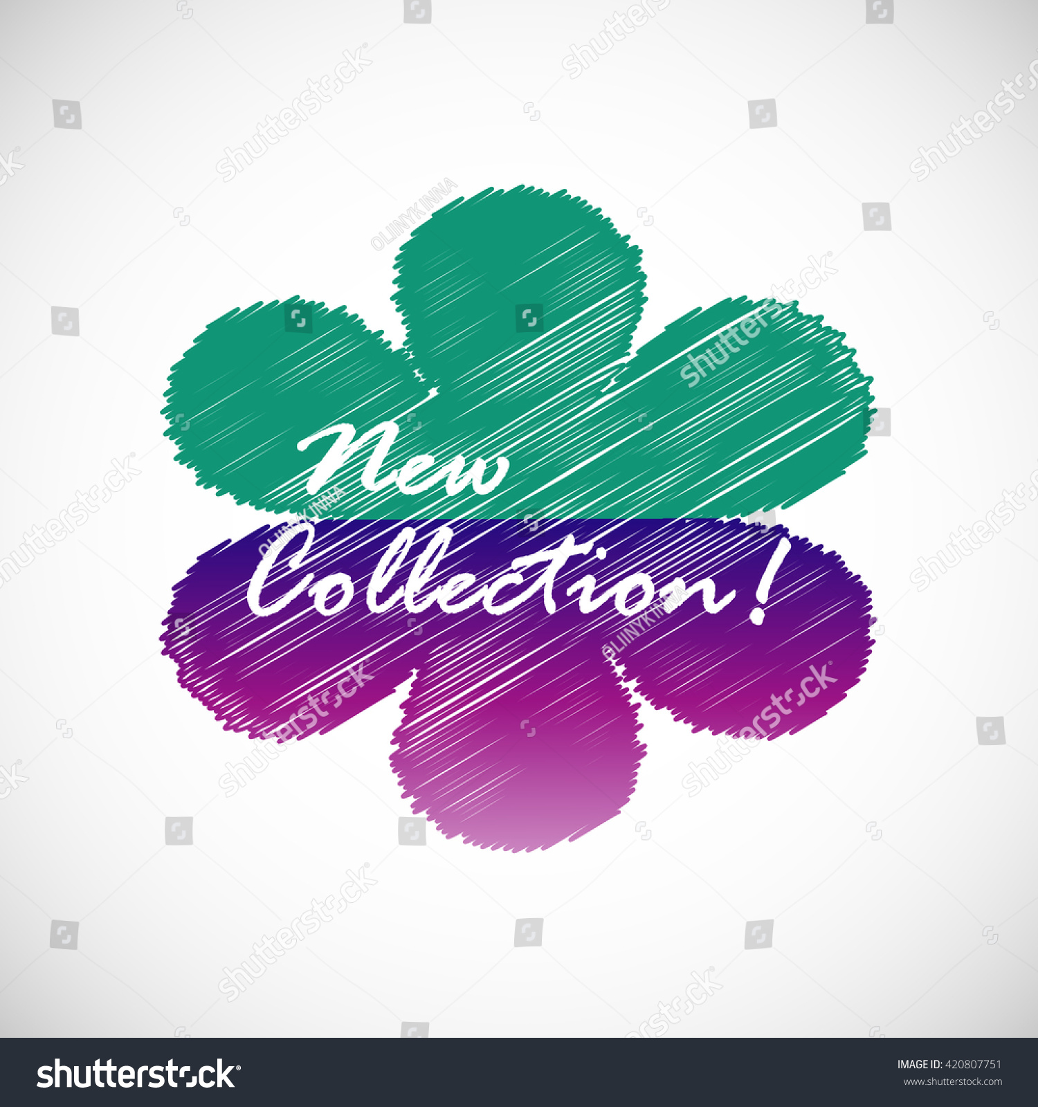 New Collection Vector Card Stock Vector (Royalty Free) 420807751 ...