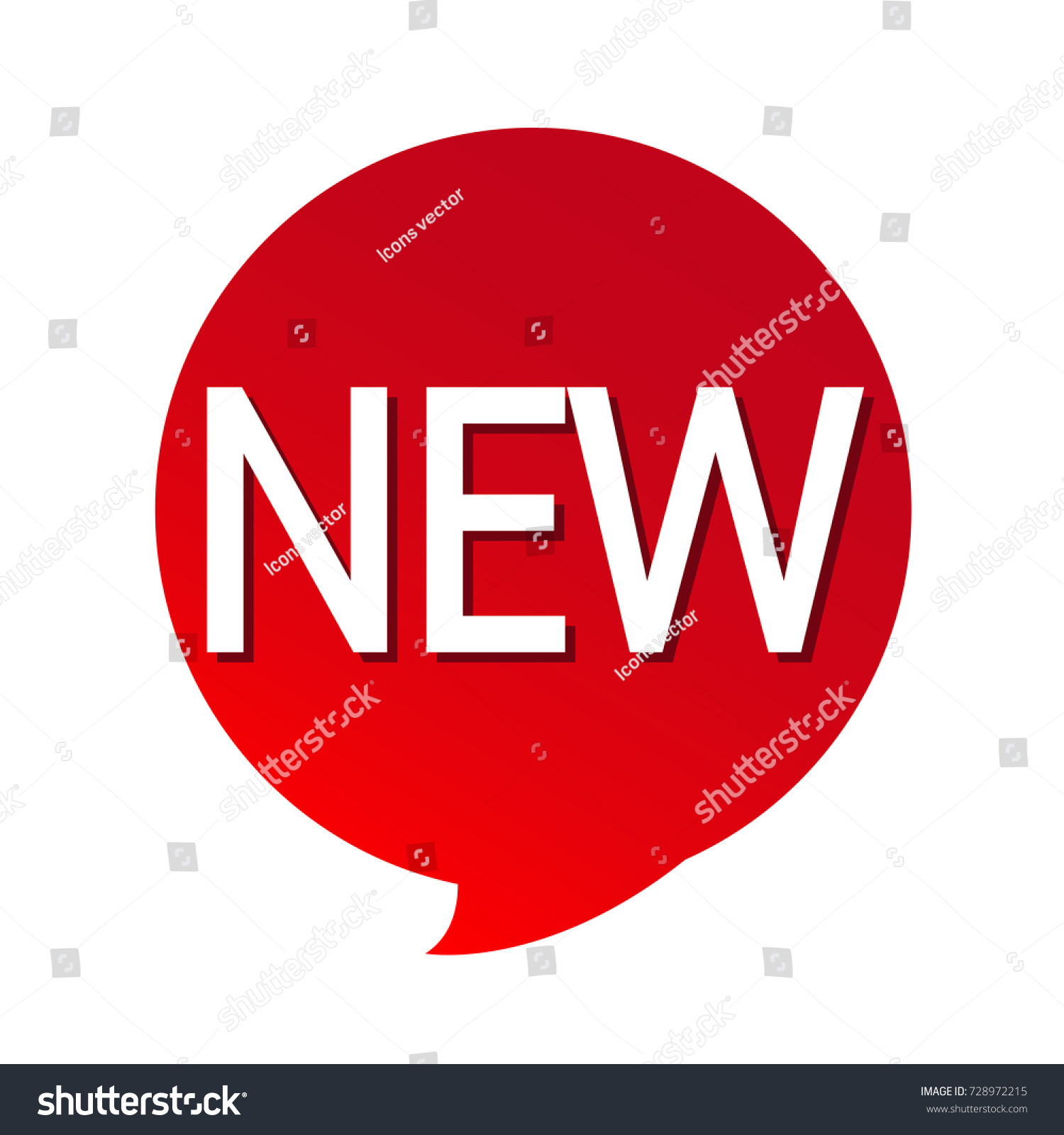 New Tag Icon Stock Vector (Royalty Free) 728972215 | Shutterstock