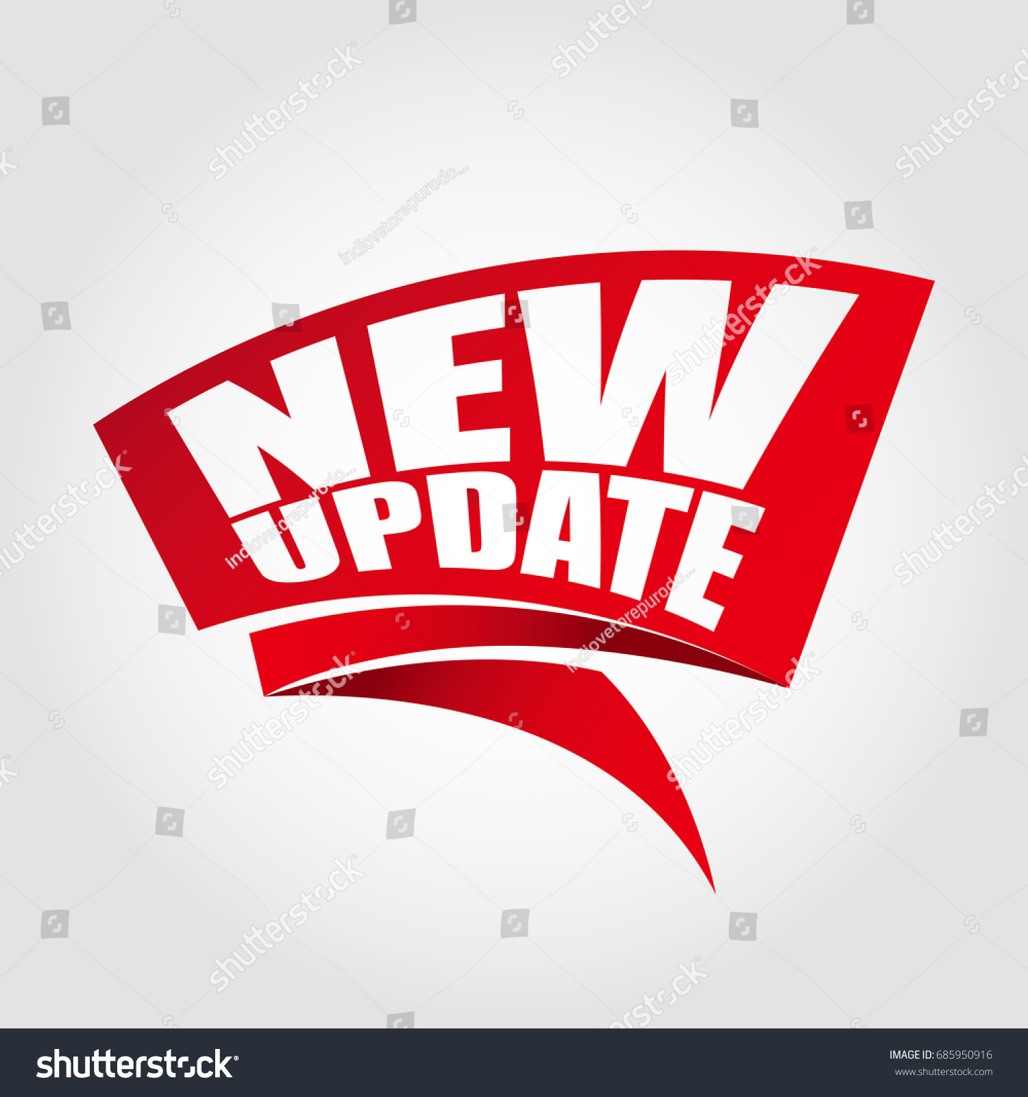 New Update Labels Banners Stock Vector (Royalty Free) 685950916 ...