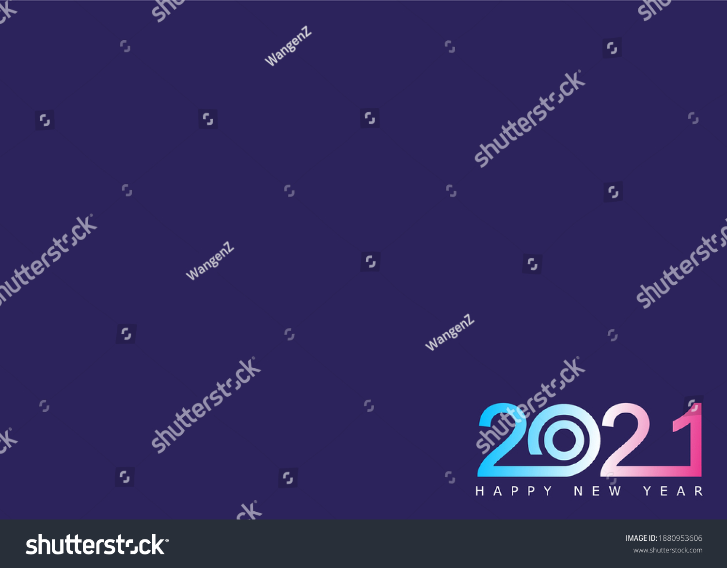 New Year 2021 Theme Background Design Stock Vector (Royalty Free ...