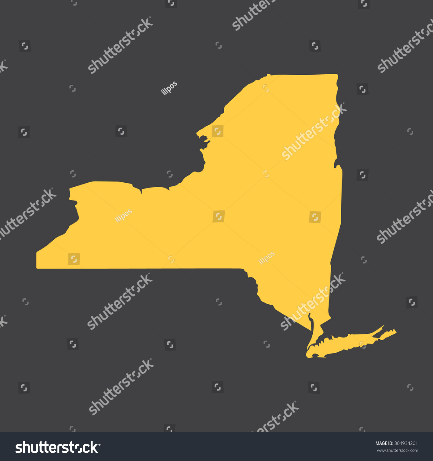New York Bordermap Vector Illustration Eps8: เวกเตอร์สต็อก (ปลอดค่า ...