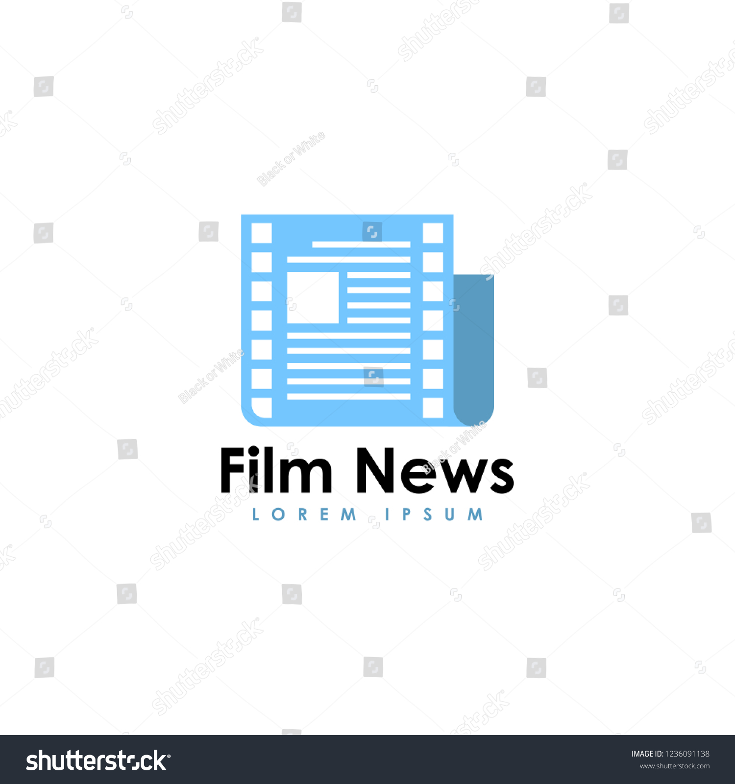 News Logo Vector Stock Vector (Royalty Free) 1236091138