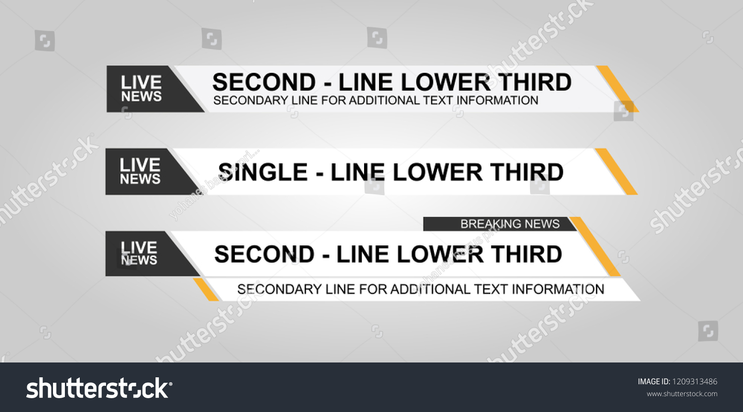 3,413 Broadcast lower third Images, Stock Photos & Vectors | Shutterstock