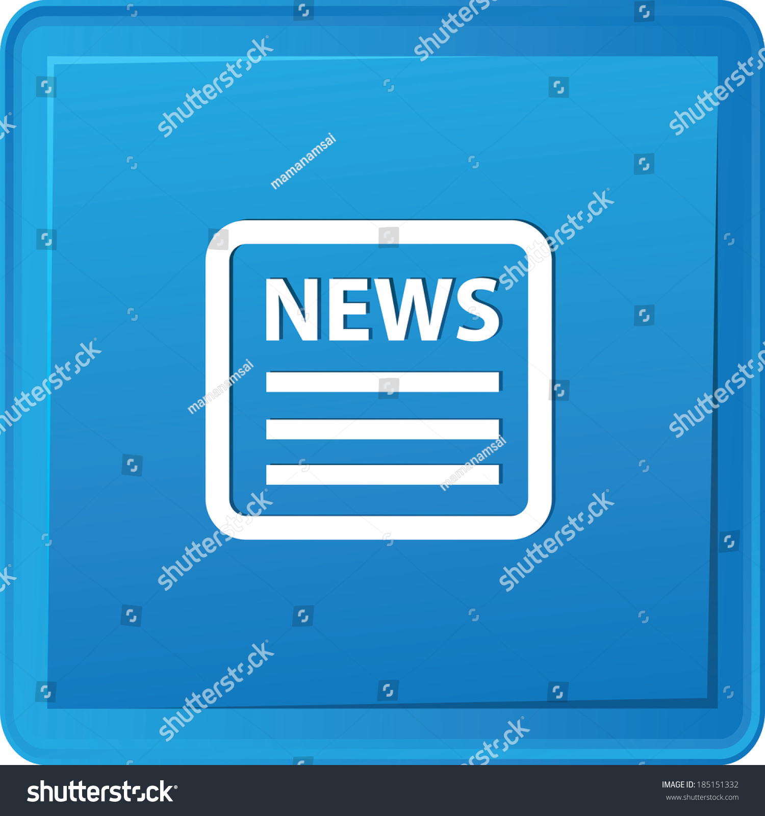 News Symbolvector Stock Vector (Royalty Free) 185151332 | Shutterstock