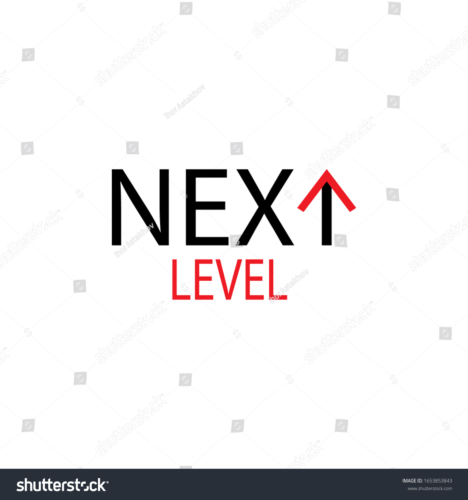 Next Leve Vector Logo Abstract Icon Stock Vector (Royalty Free ...