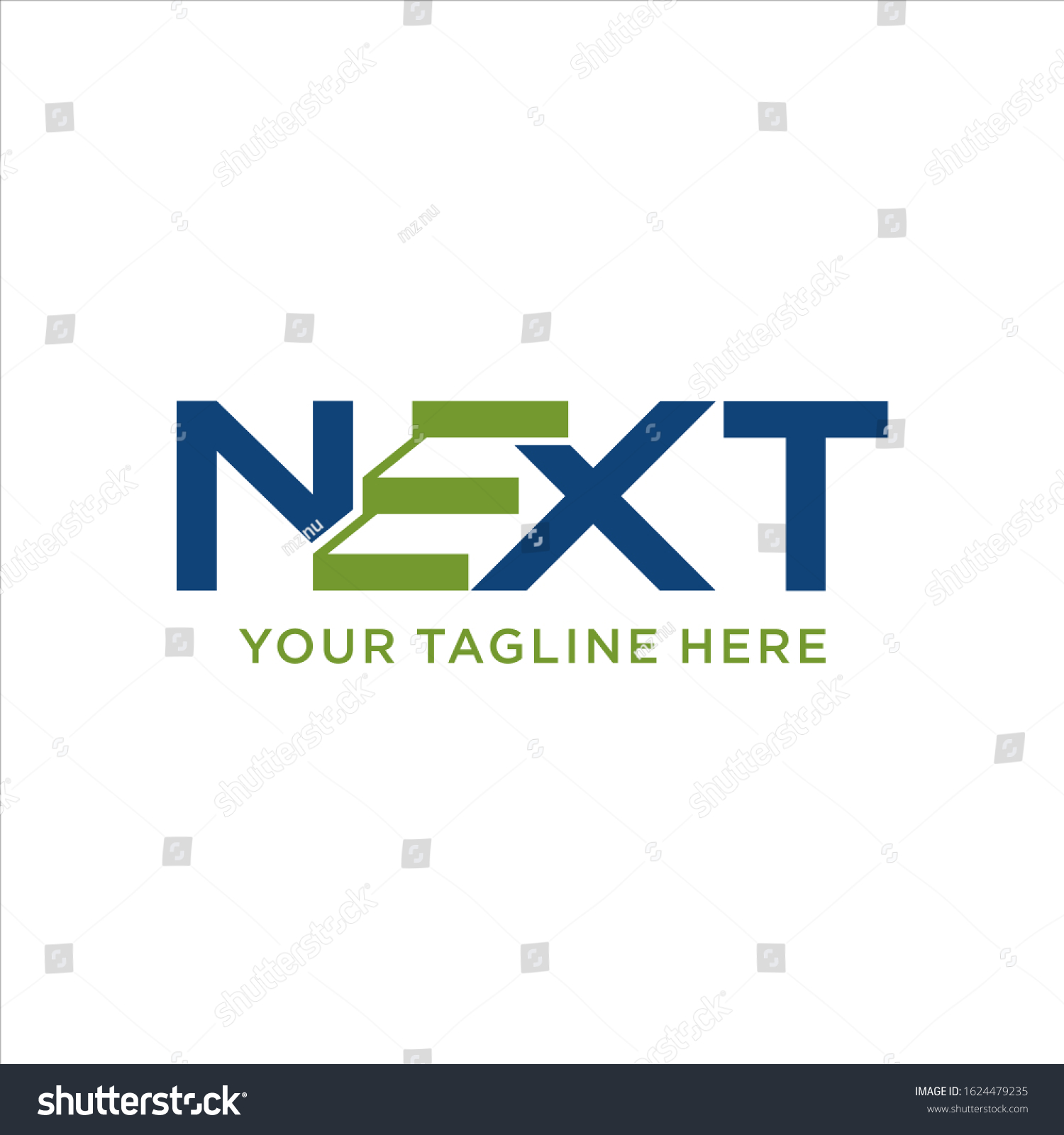 Next Logo Vector Template Illustration Stock Vector (Royalty Free ...