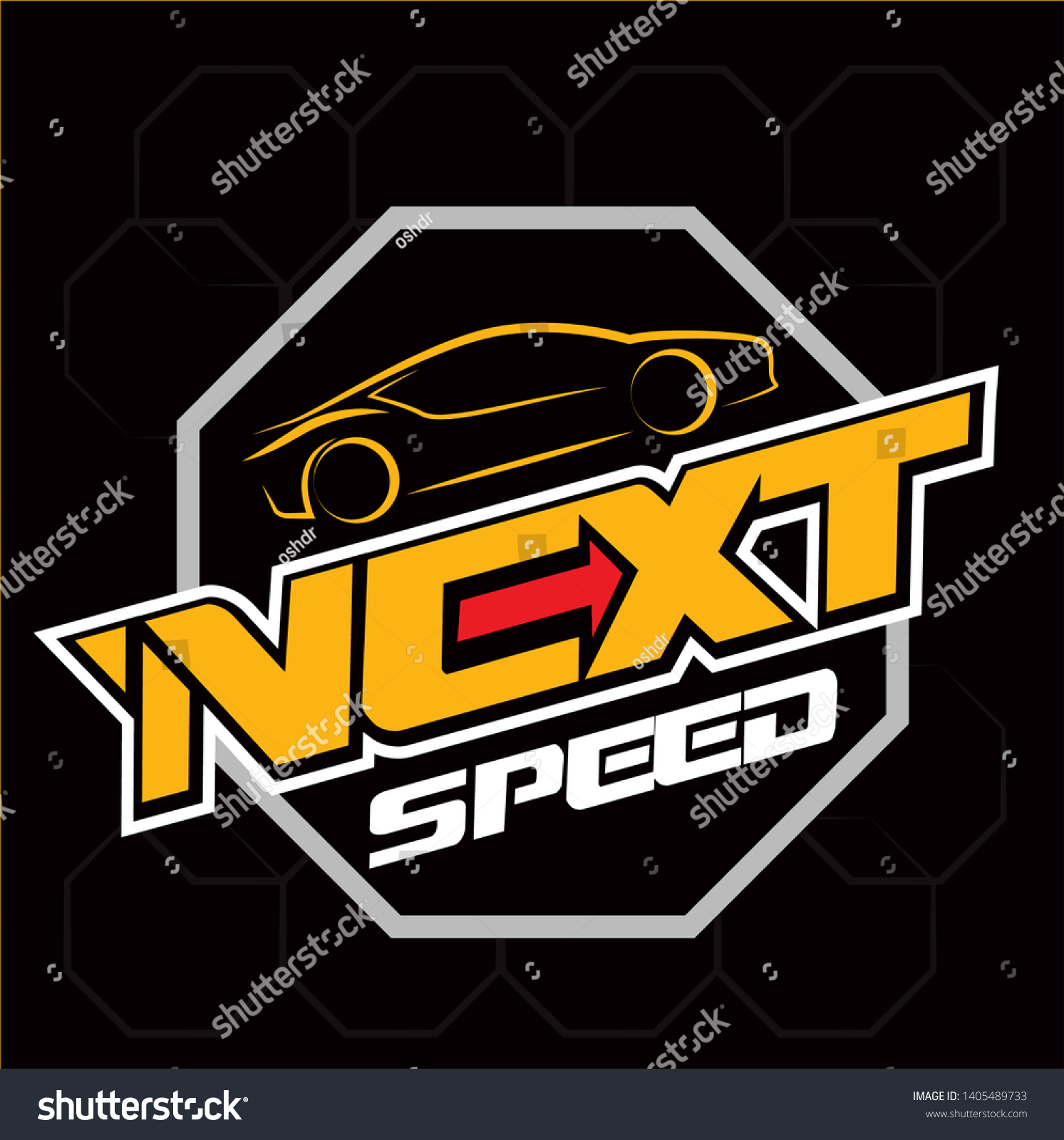 Next Speed Logo Design Eps 10 Stock Vector (Royalty Free) 1405489733
