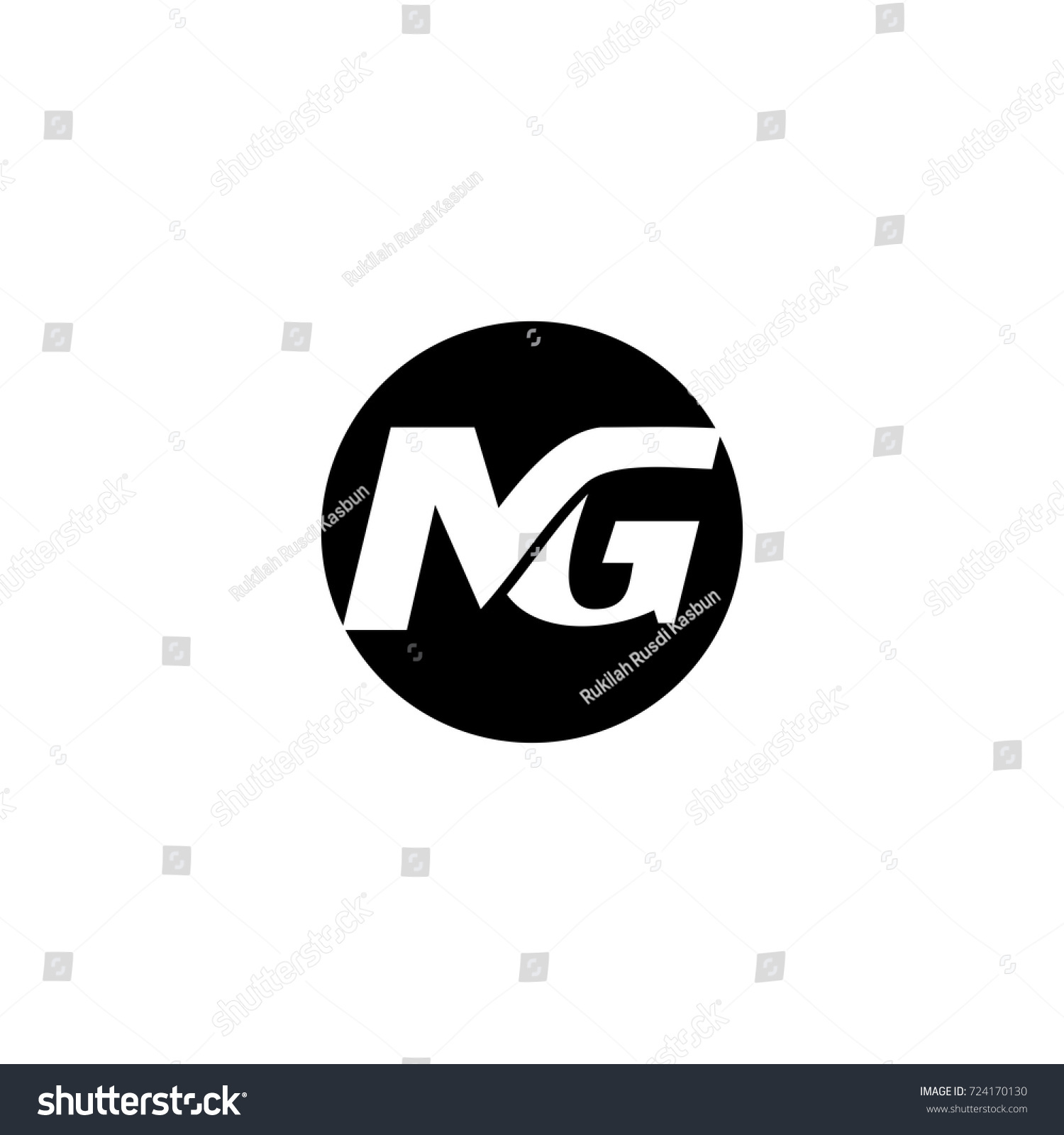 Ng Letter Logo Stock Vector (Royalty Free) 724170130 | Shutterstock
