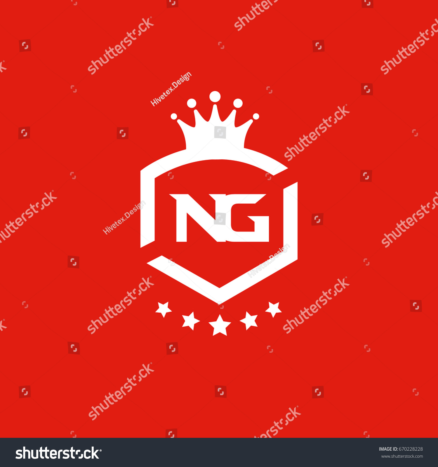 Ng Logo Stock Vector (Royalty Free) 670228228 | Shutterstock