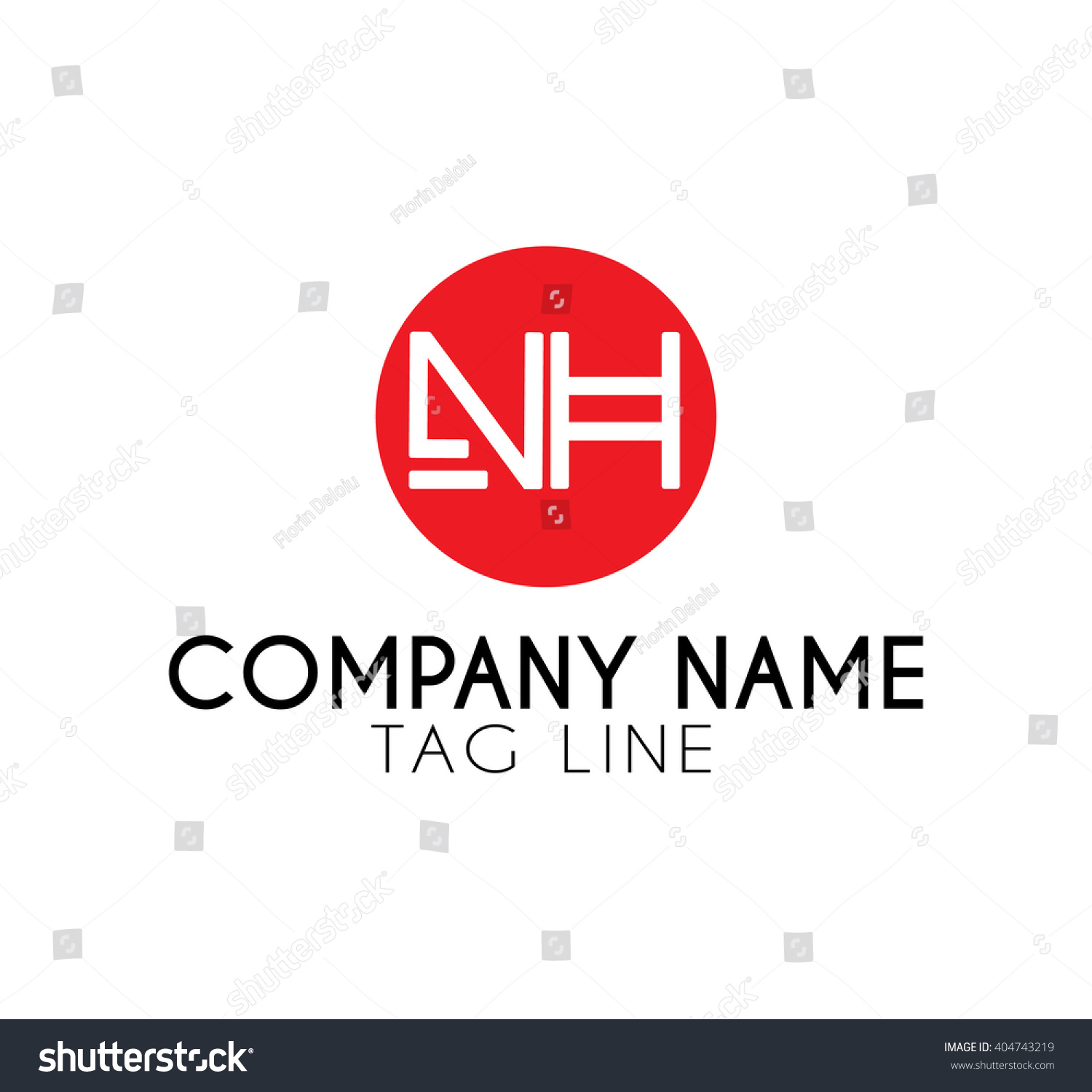 Nh Logo Stock Vector (Royalty Free) 404743219 | Shutterstock