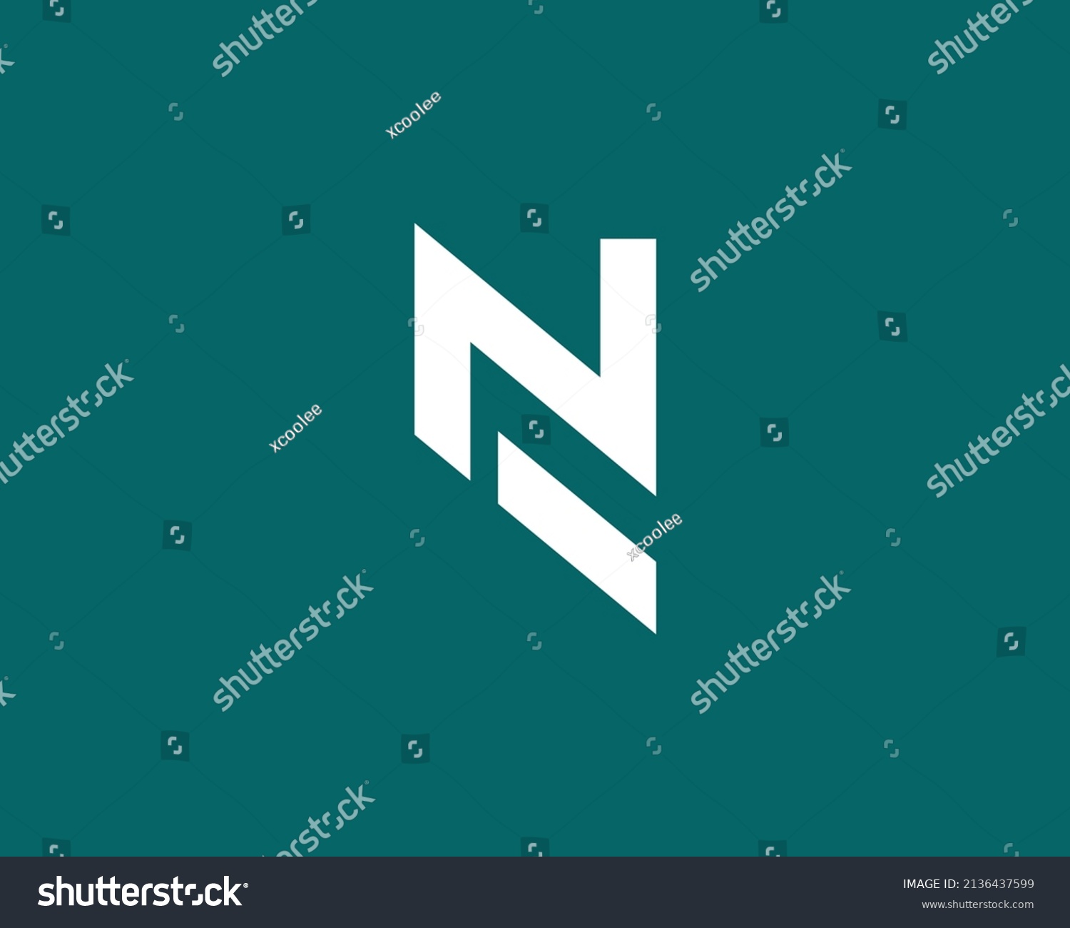 Ni Logo Design Vector Template Stock Vector (Royalty Free) 2136437599 ...