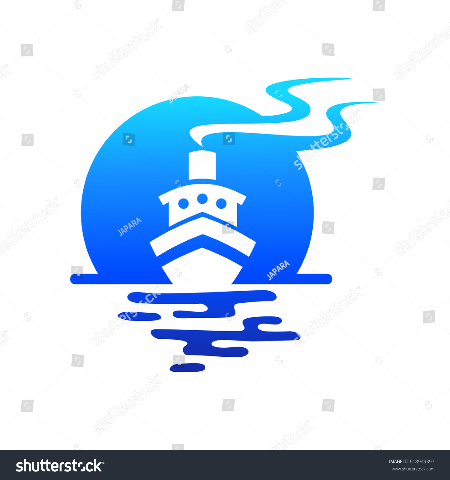 Night Ship Logo Stock Vector (Royalty Free) 618949397 | Shutterstock