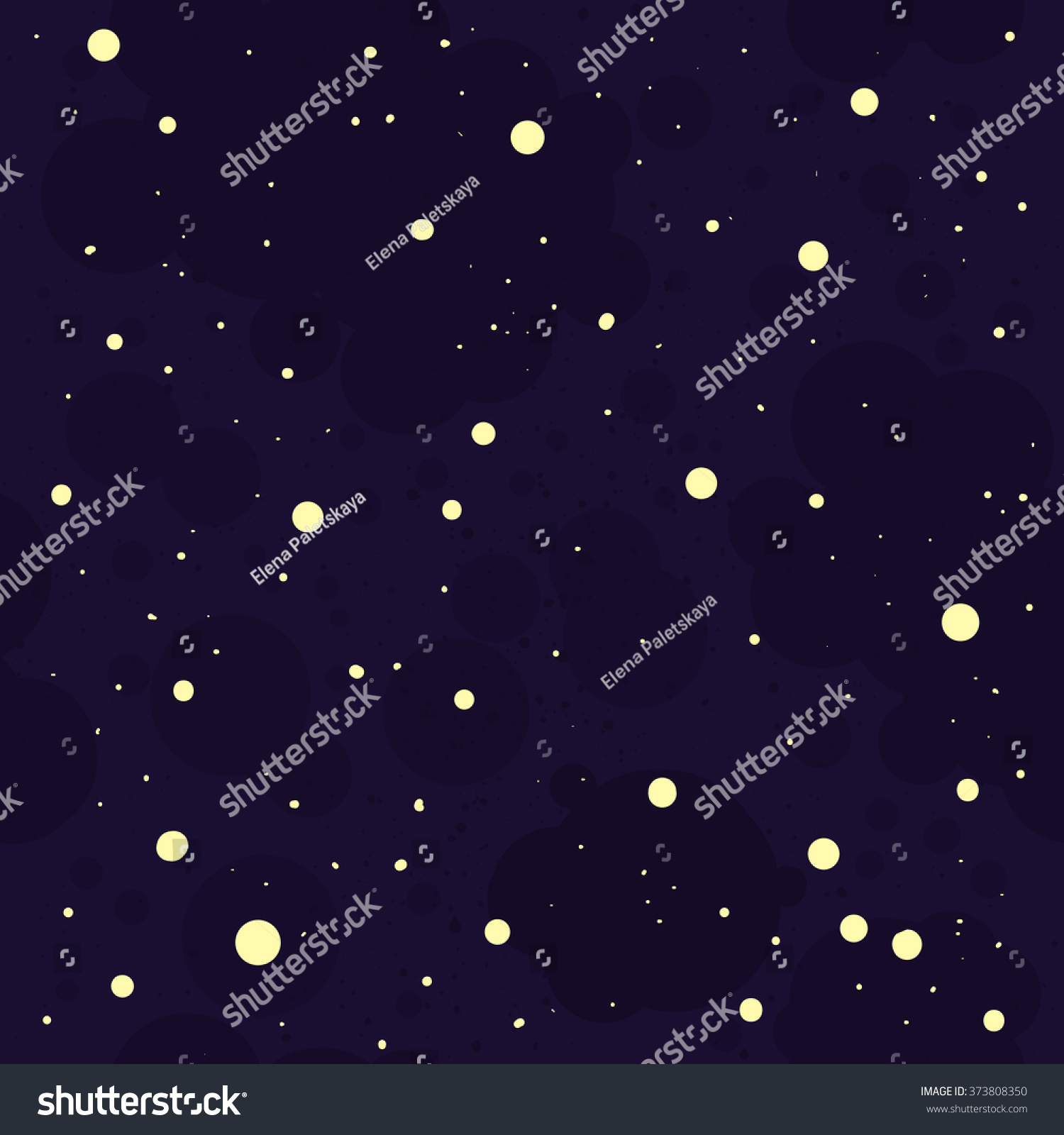 Night Sky Pattern Handdrawn Stars Vector Stock Vector (Royalty Free ...
