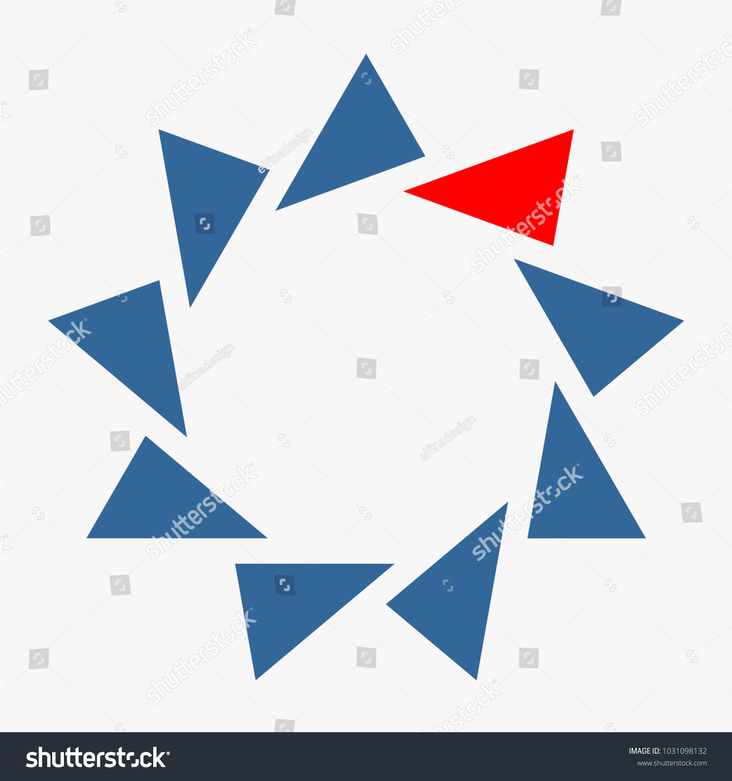 Nine Pointed Star Logo Design Element Stock Vector (Royalty Free ...