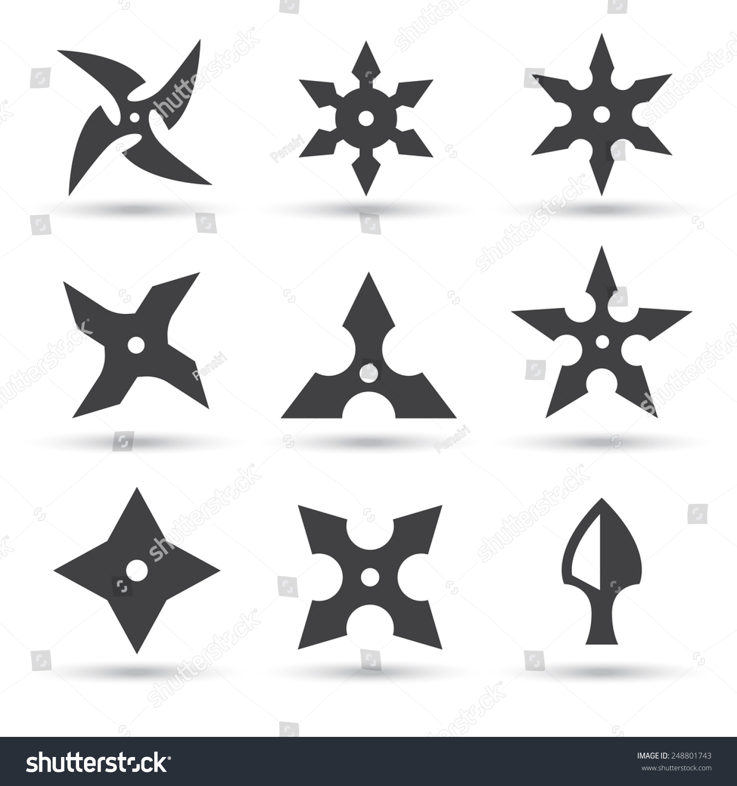 9,971 Ninja with star Images, Stock Photos & Vectors | Shutterstock