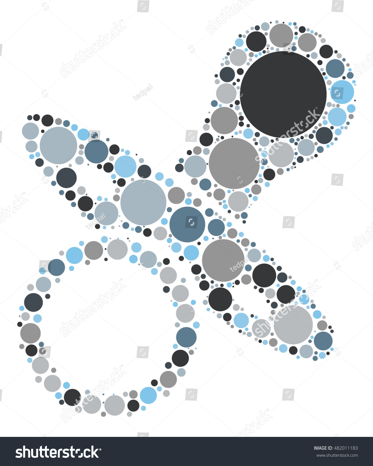 Nipple Shape Vector Design By Color Stock Vector (Royalty Free) 482011183