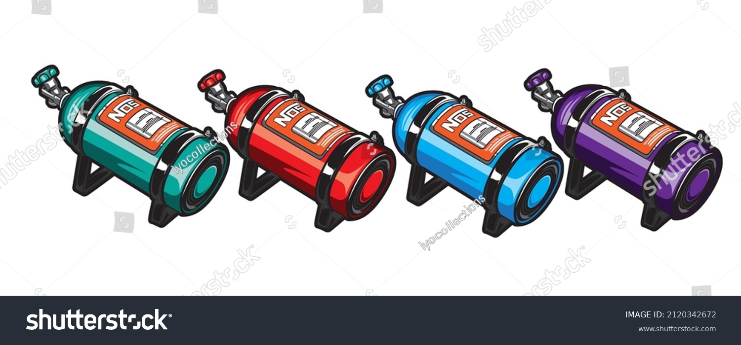 Nitrous Oxide System Vector Illustration Flat Stock Vector (Royalty ...